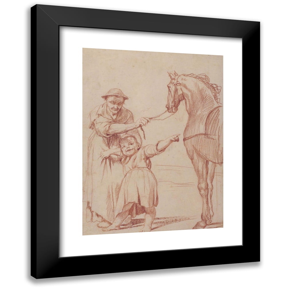 Giuseppe Maria Crespi 11x14 Black Modern Framed Museum Art Print Titled ...