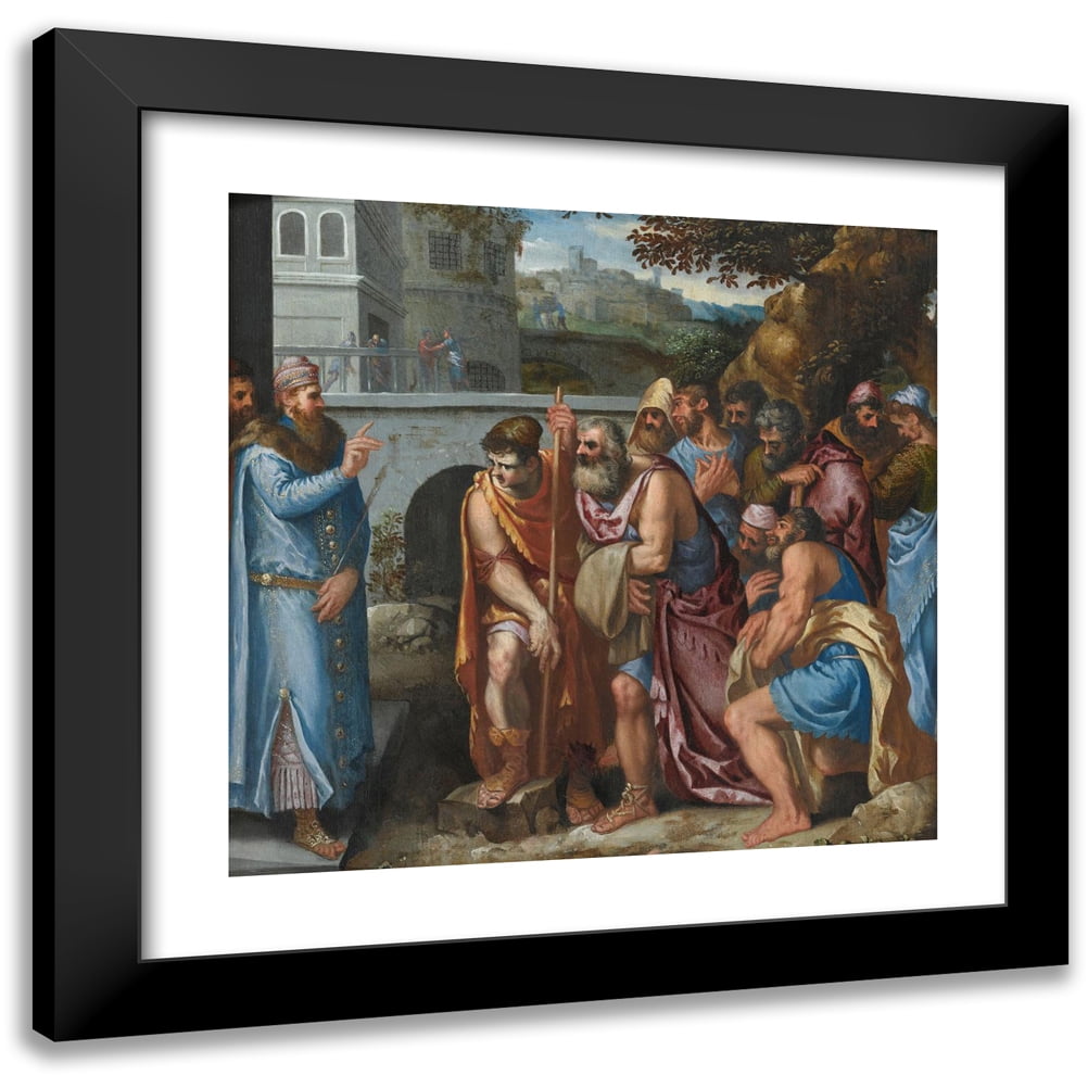 Giuseppe Porta 21x20 Black Modern Framed Museum Art Print Titled ...
