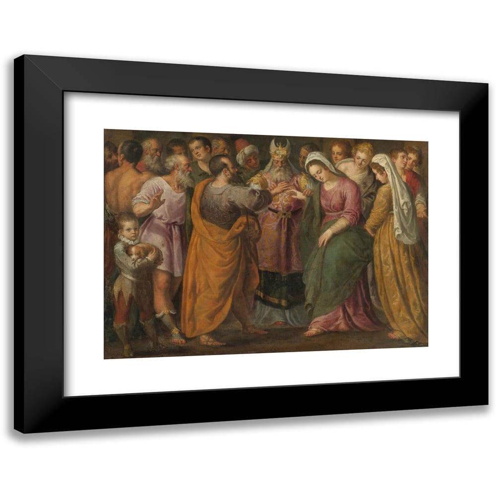 Giuseppe Porta 24x18 Black Modern Framed Museum Art Print Titled - The ...