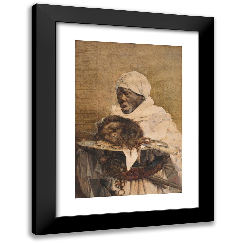 Giuseppe Signorini 11x14 Black Modern Framed Museum Art Print Titled ...