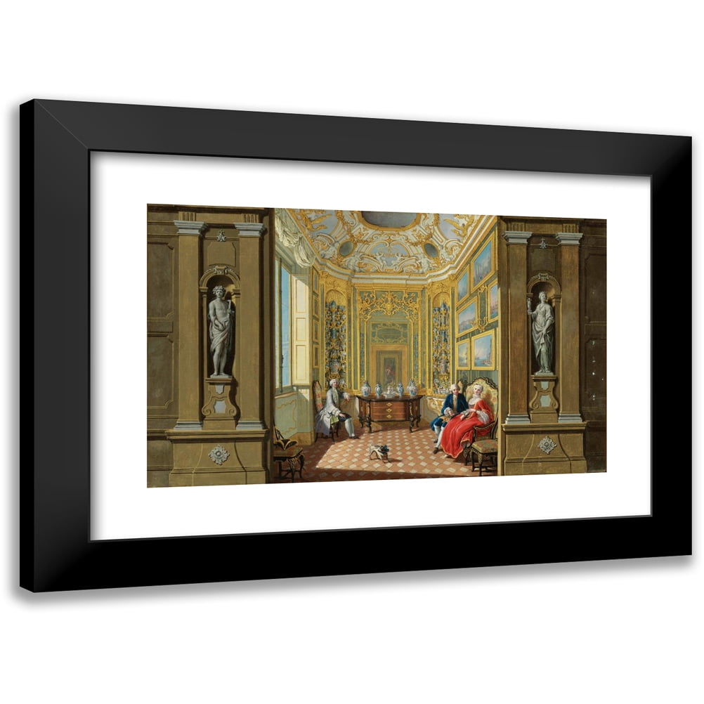 Giuseppe Zocchi 14x11 Black Modern Framed Museum Art Print Titled ...