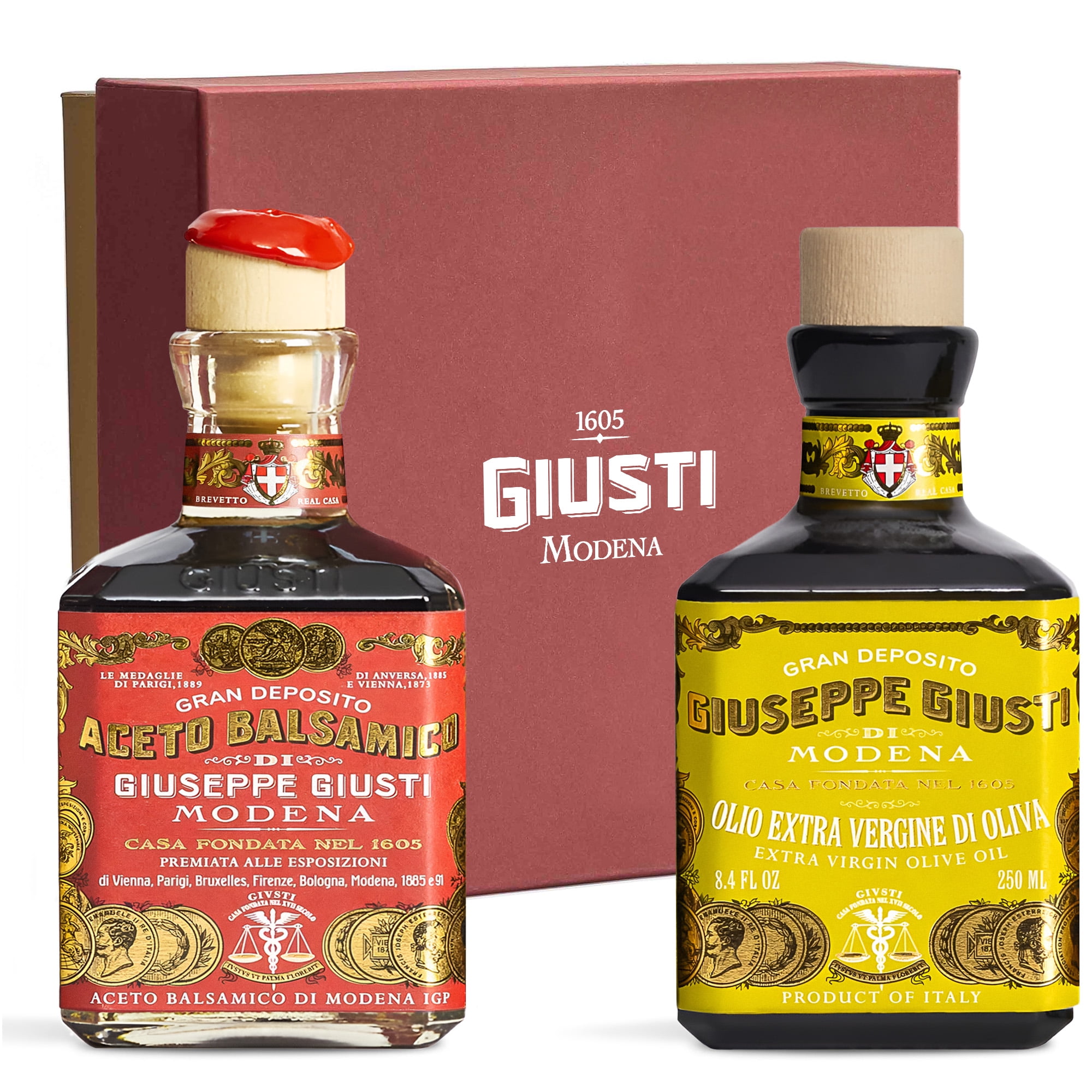 Giuseppe Giusti Balsamic Vinegar of Modena and Extra Virgin Olive Oil Set– Gran Deposito Aceto ...