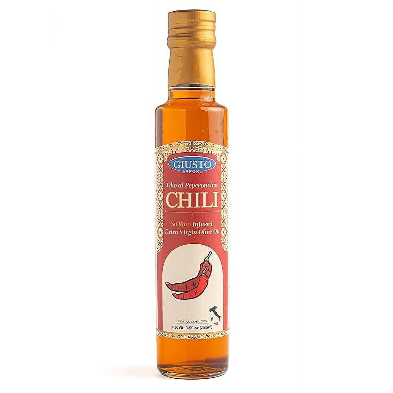 Giusto Sapore Chili Infused Italian Extra Virgin Olive Oil, Cold ...