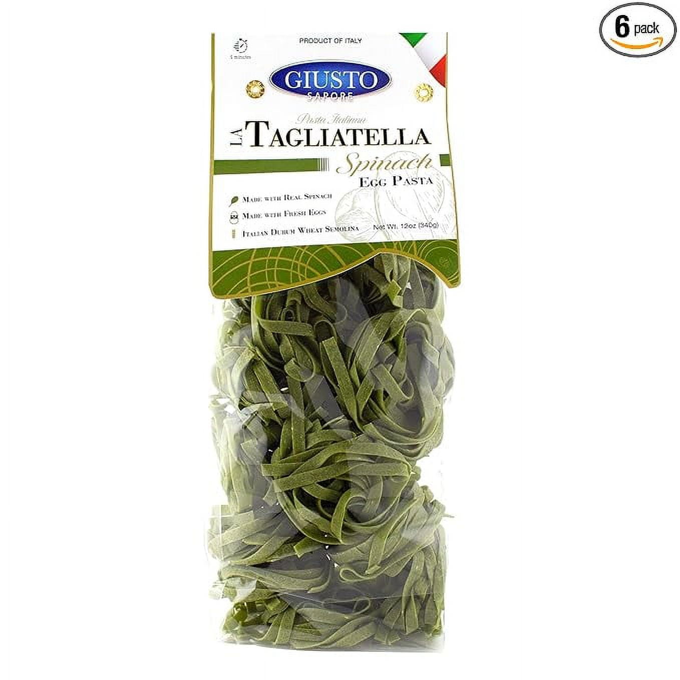 Giusto Sapore Italian Pasta - Egg 340g - Premium Bronze Drawn Durum ...