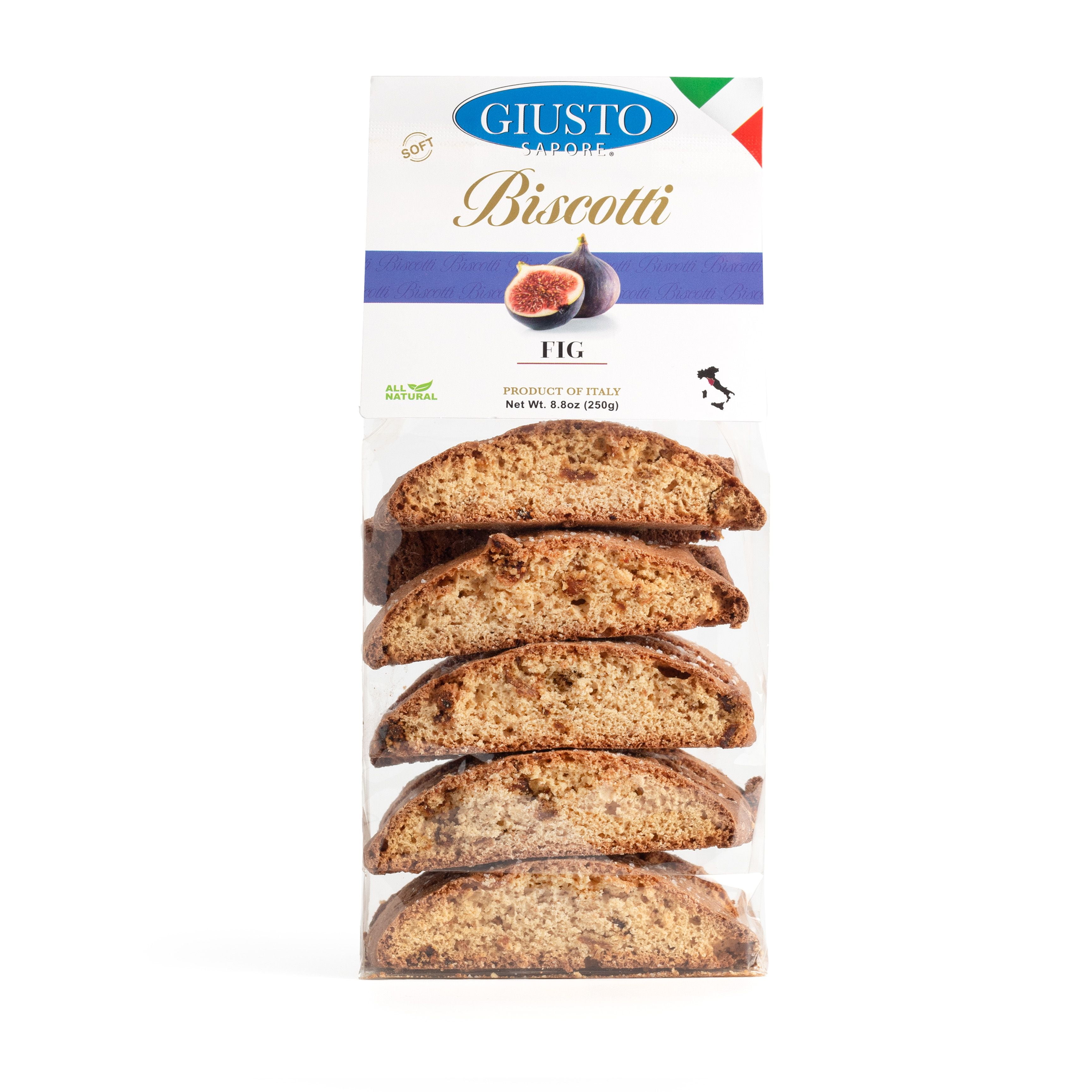 Giusto Sapore Italian Soft Cantuccini - Fig 200g - Premium Gourmet ...