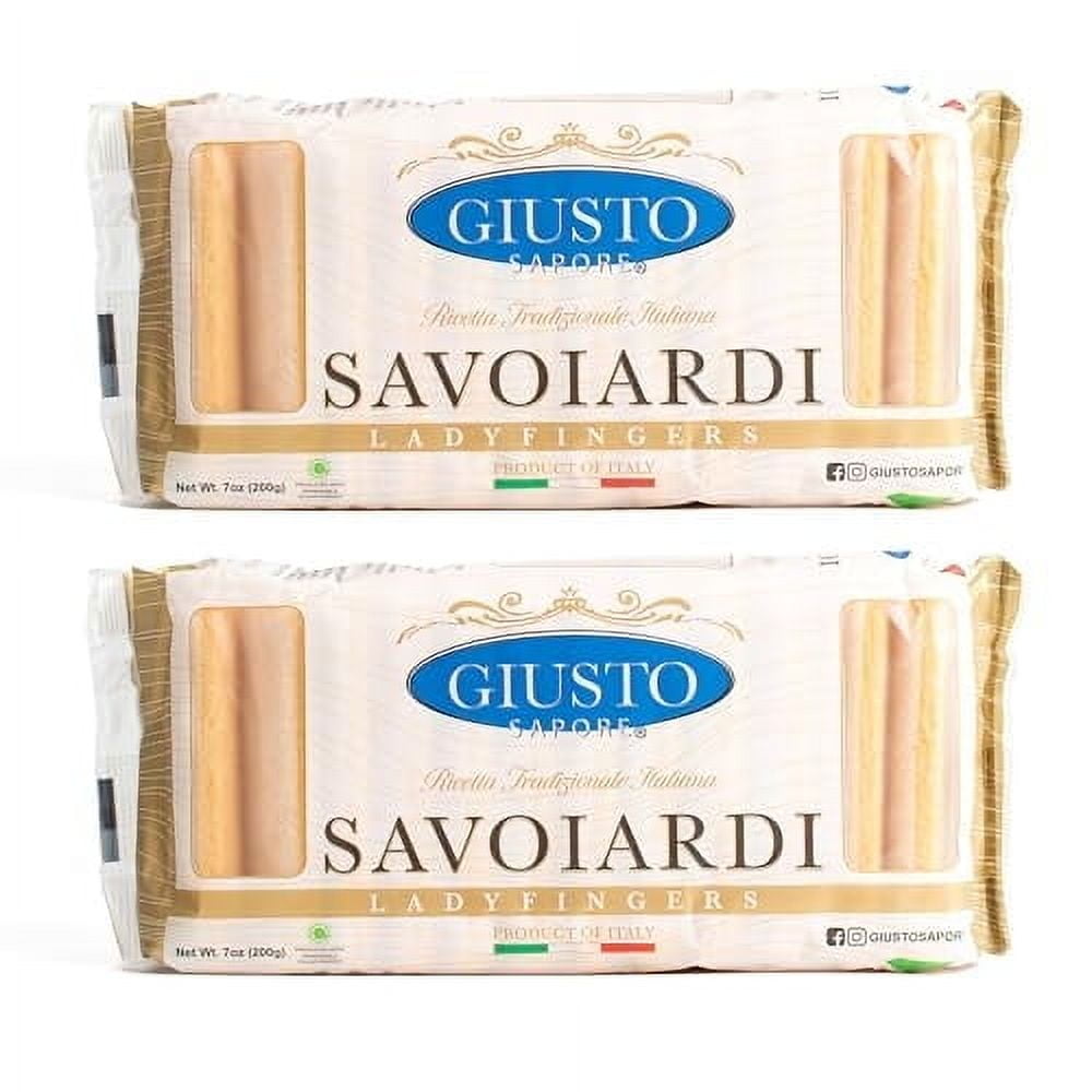 Giusto Sapore Savoiardi Ladyfingers - 200g - 2 pack - Imported from ...