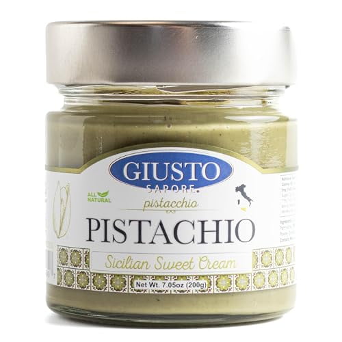 Giusto Sapore Sicilian Pistachio Sweet Cream Spread - Imported from ...