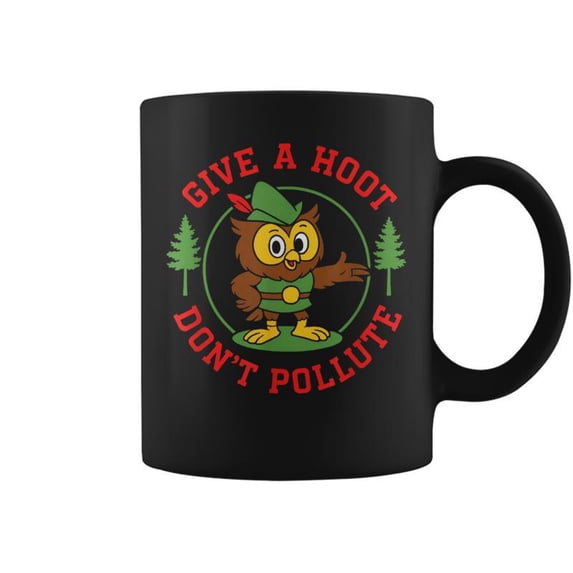 Give A Hoot DonT Pollute Woodsy Owl Eco Awareness Coffee Mugs - Walmart.com