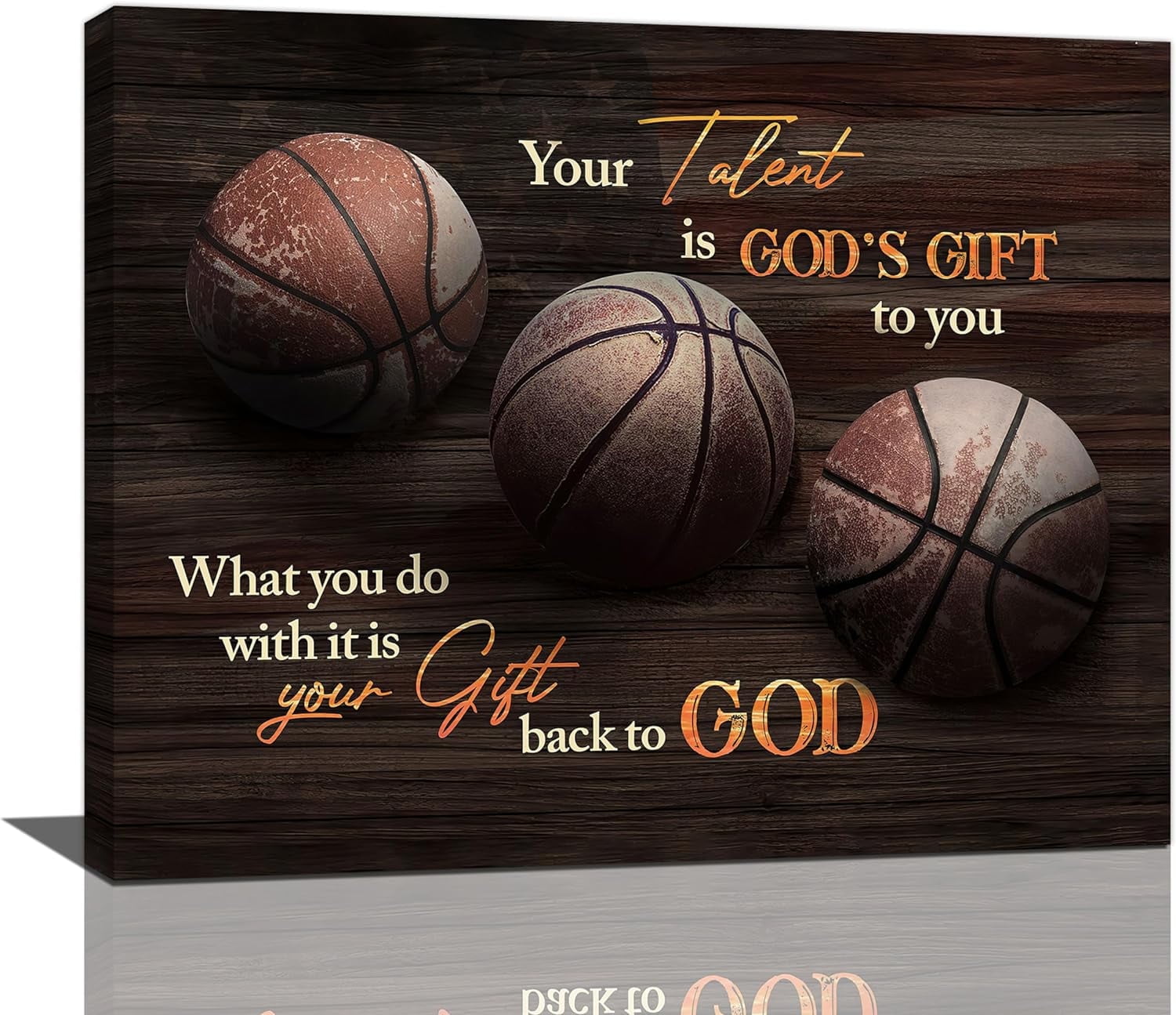 Give It To God And Go To Sleep Sign Wall Art Lake Mountain Pictures ...