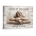Give It To God And Go To Sleep Religious Inspirational Quote For Home ...