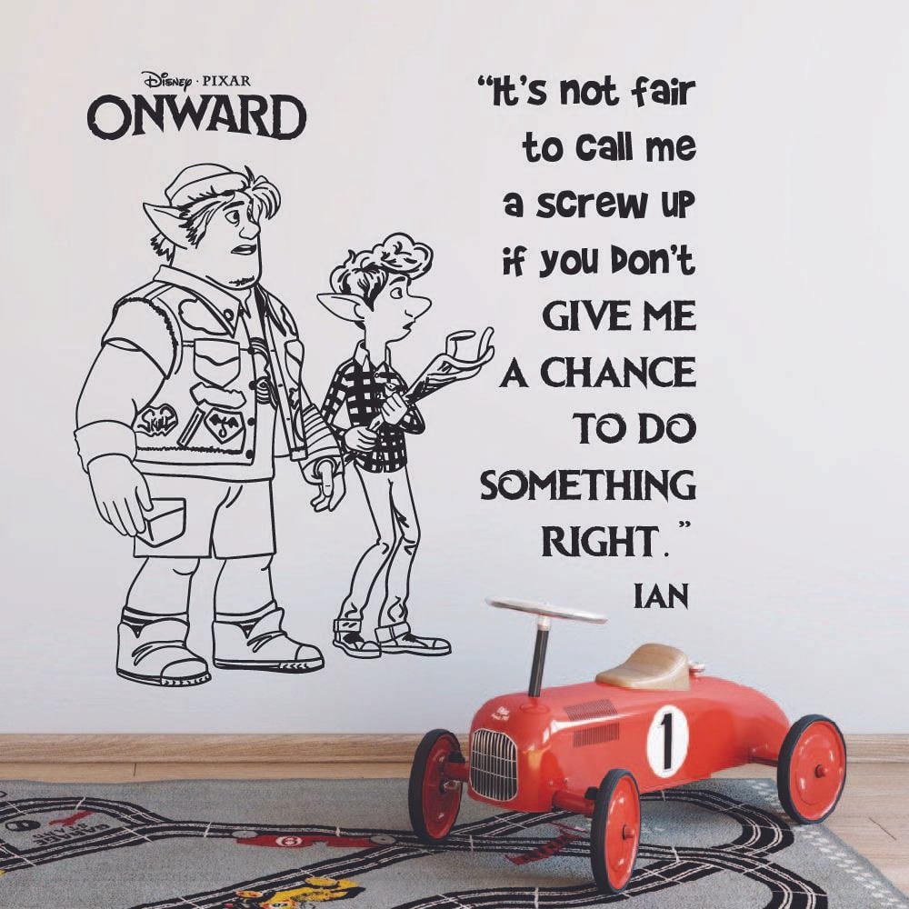 Give Me A Chance Ian Quote Brothers Movie Kids Cartoon Wall Sticker Art ...
