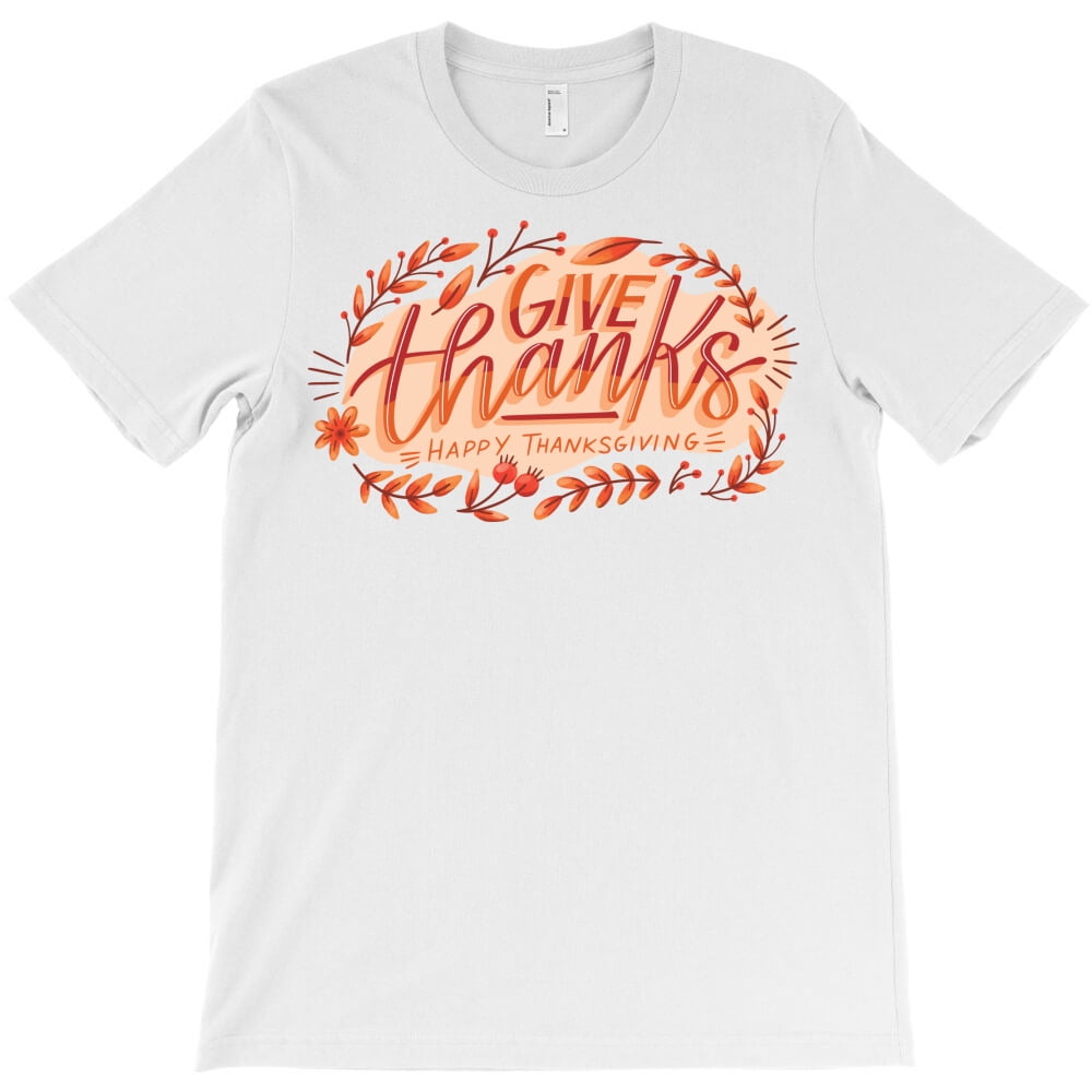 Give Thanks, Simple Bold Thanksgiving Holiday Graphic Design - Relaxed ...