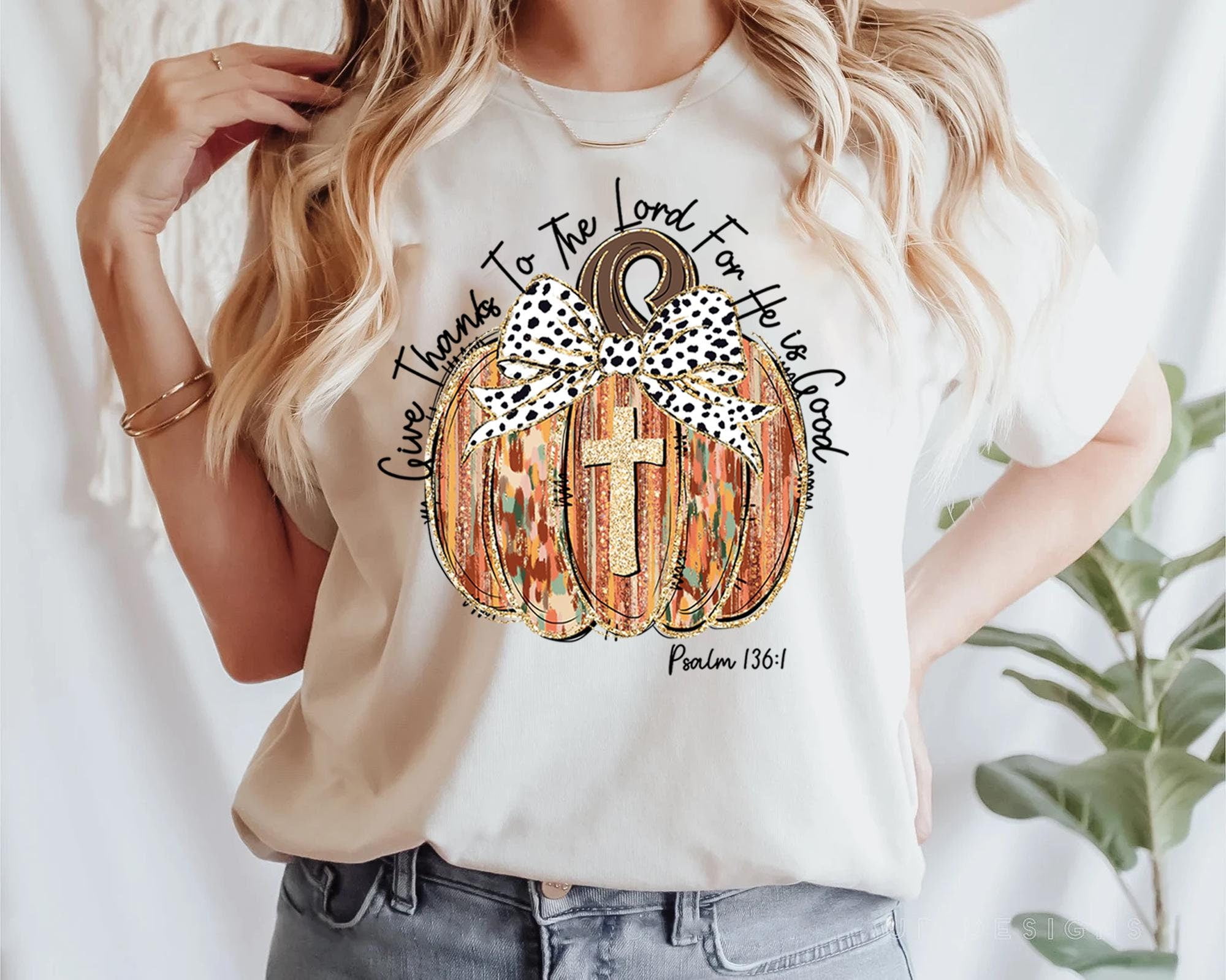 Give Thanks to the Lord for he is good Psalm 1361 Shirt, Coquette ...