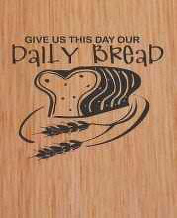Give Us This Day Our Daily Bread Picture Art Living Room Peel & Stick ...