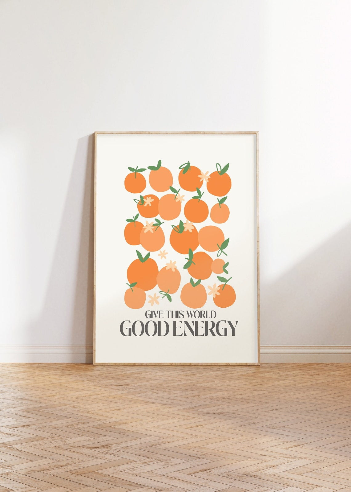 Give This World Good Energy Poster, Positive Quote Poster ...