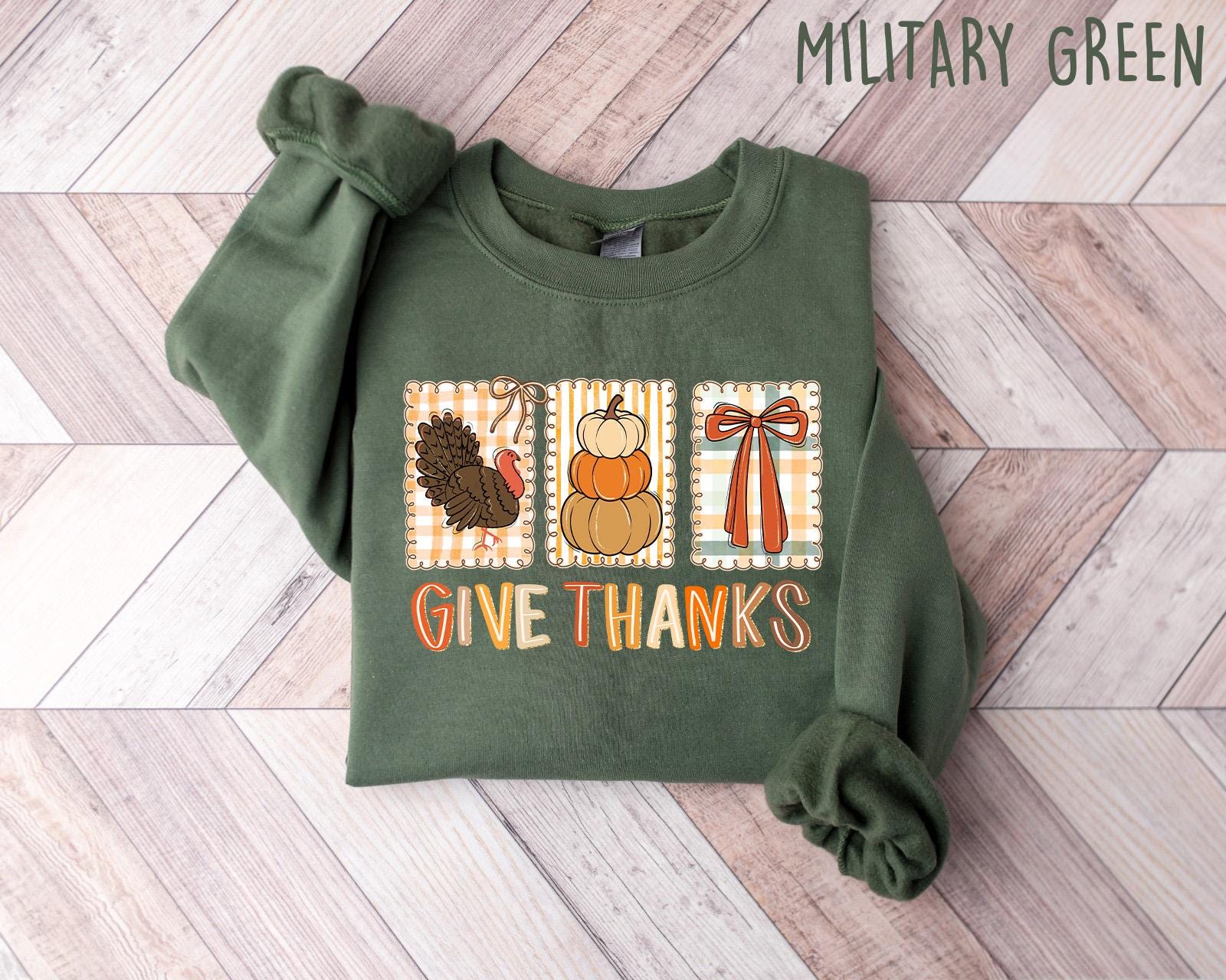 Give thanks to the Lord bible verse Sweatshirt, Religious gift for ...