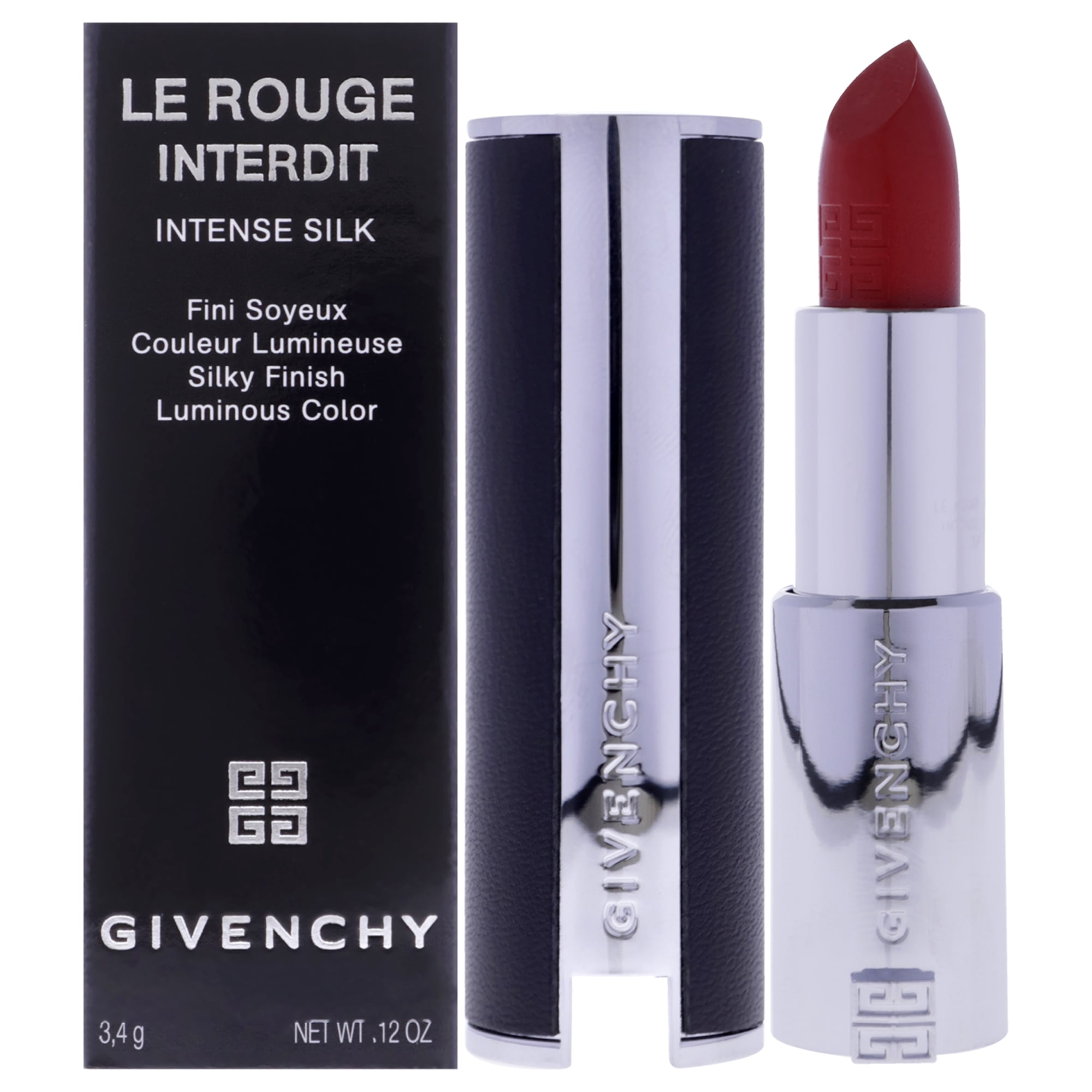 Givenchy Le Rouge Interdit Intense Silk Lipstick - 306 Carmin Escarpin , 0.12 oz Lipstick ...