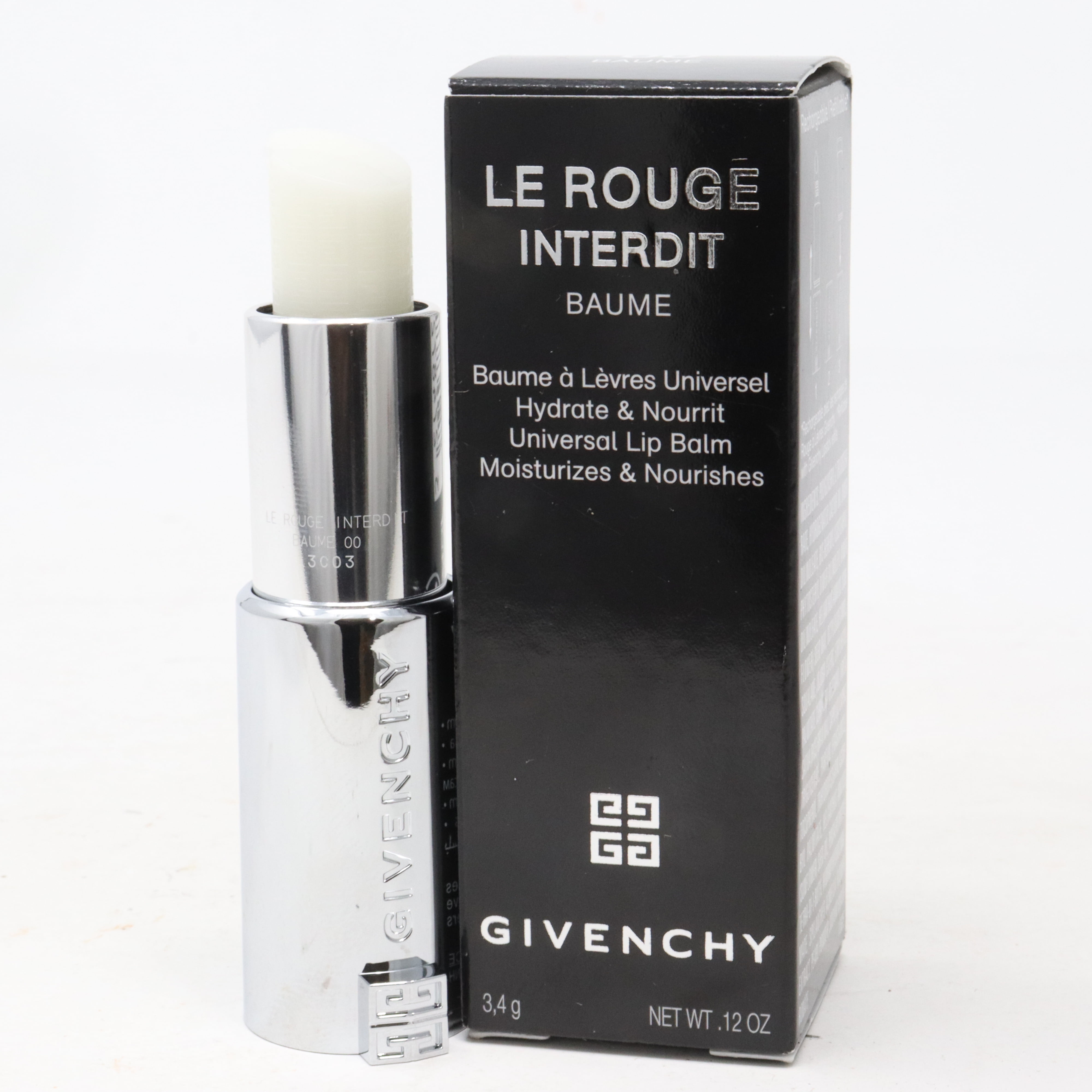 Givenchy Le Rouge Interdit Lip Balm - N00 Natural Finish , 0.11 oz Lip Balm - Walmart.com