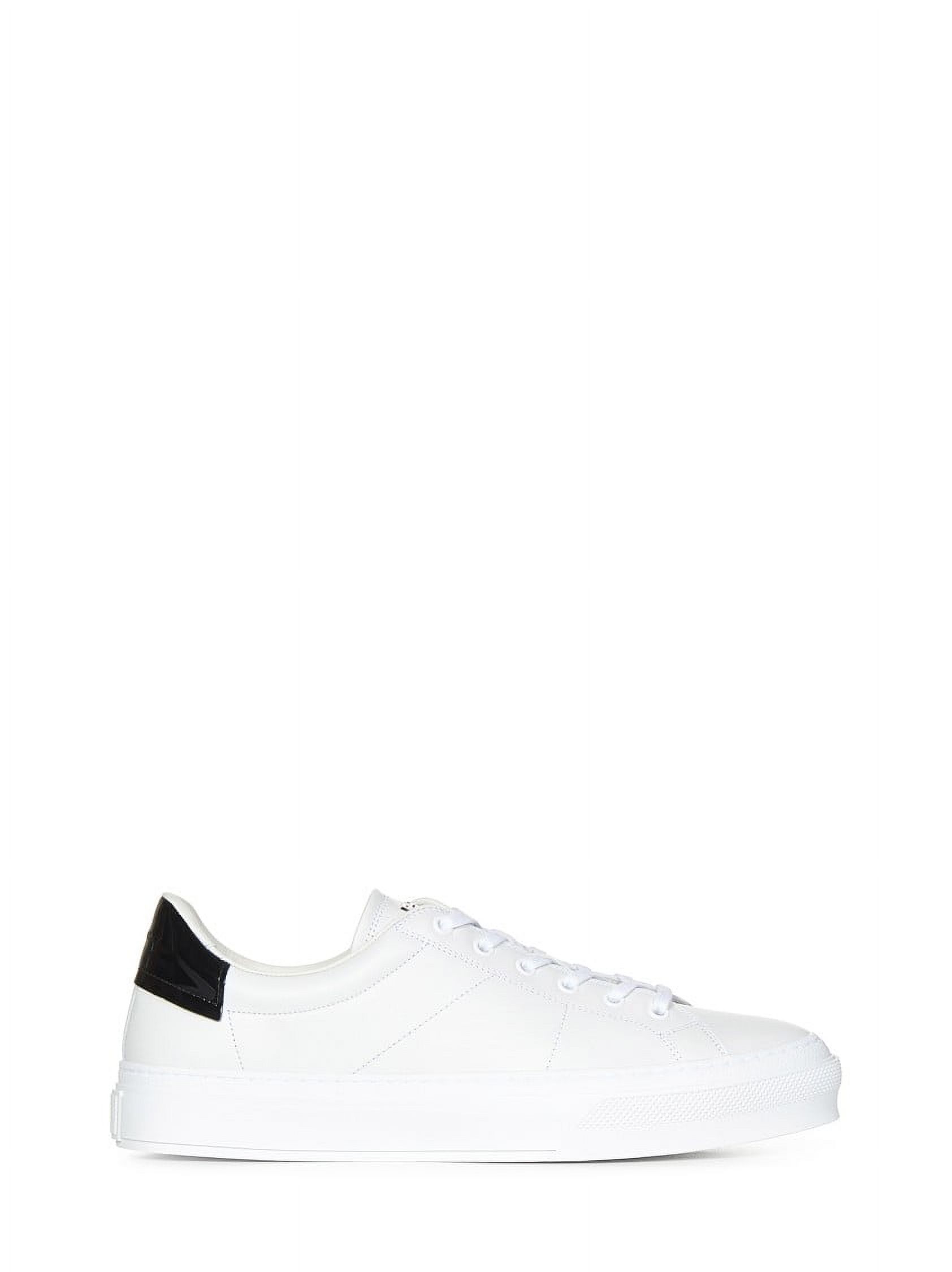 Givenchy Men's White Sneakers With Premium Calfskin And Glossy Detail ...