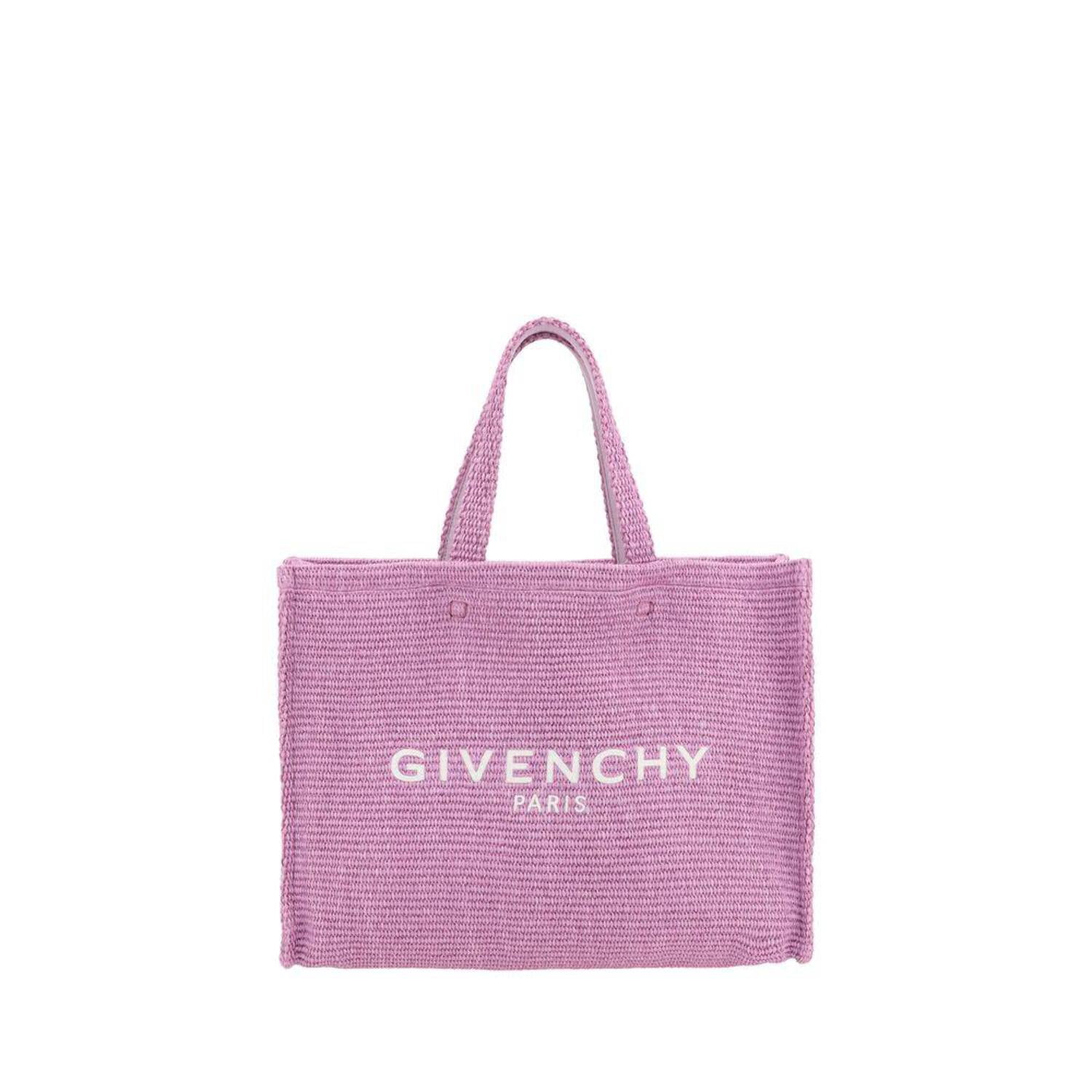 Givenchy Women's Medium G-Tote Bag With Prominent Logo Print Purple ...