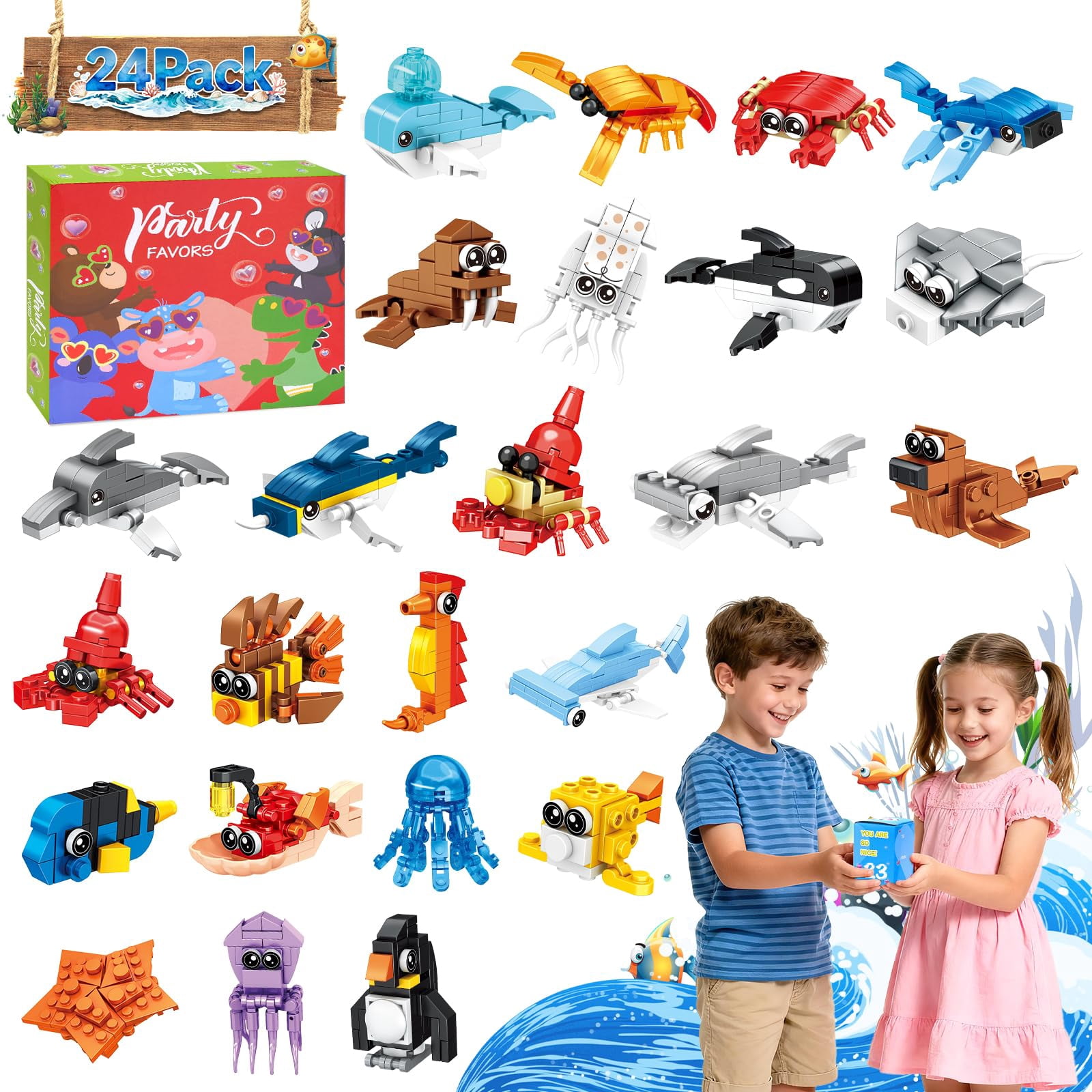 Giveuplay 24 Pack Valentines Day Gifts for Kids Favors Exchange Box ...