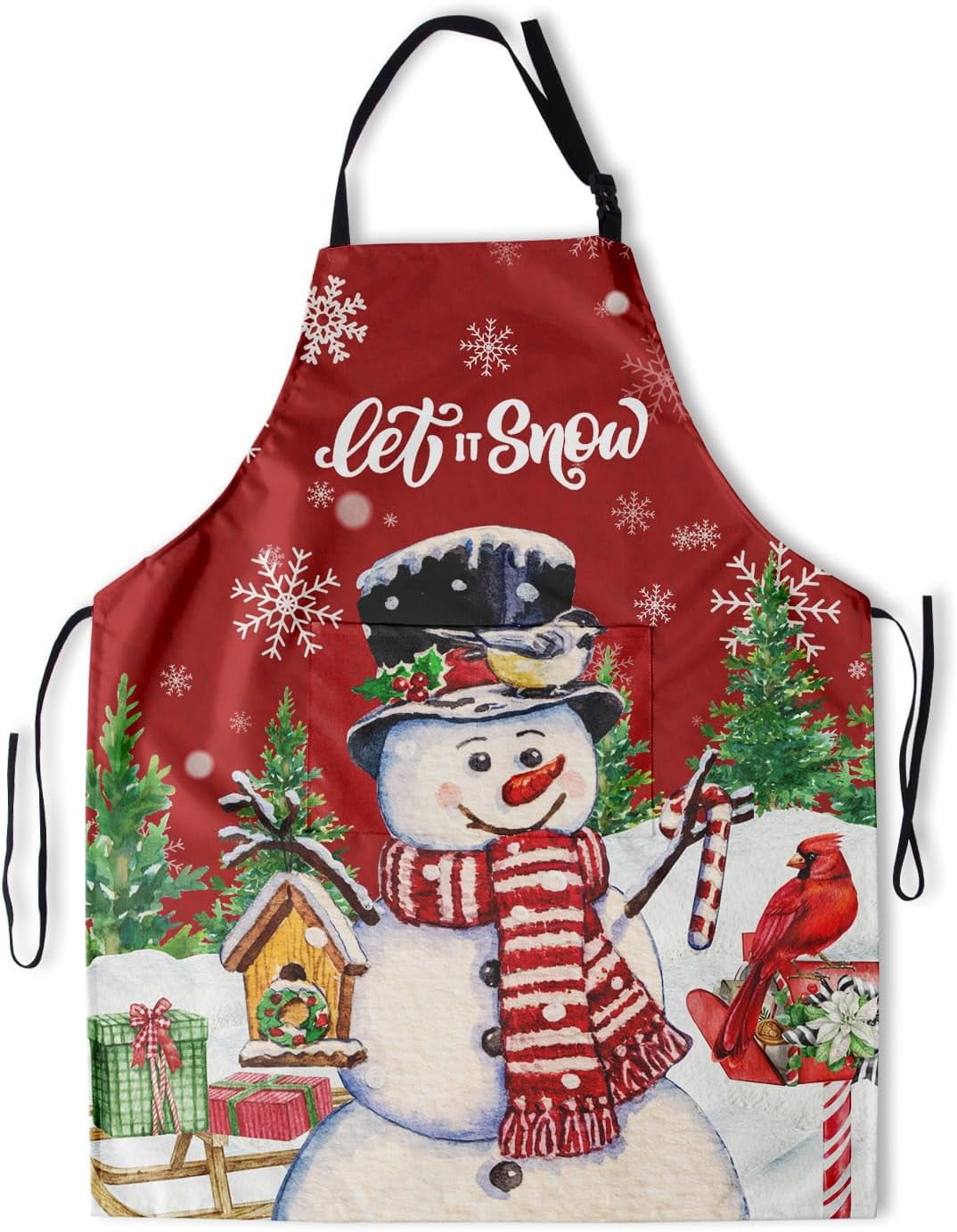 Giwawa Apron Unisex Resistant 33 x 28 inches with 2 Pockets Cooking ...