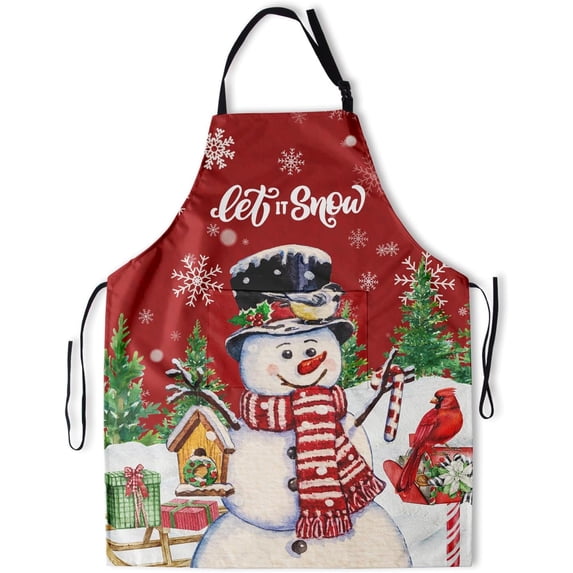 Giwawa Apron Unisex Resistant 33 x 28 inches with 2 Pockets Cooking ...