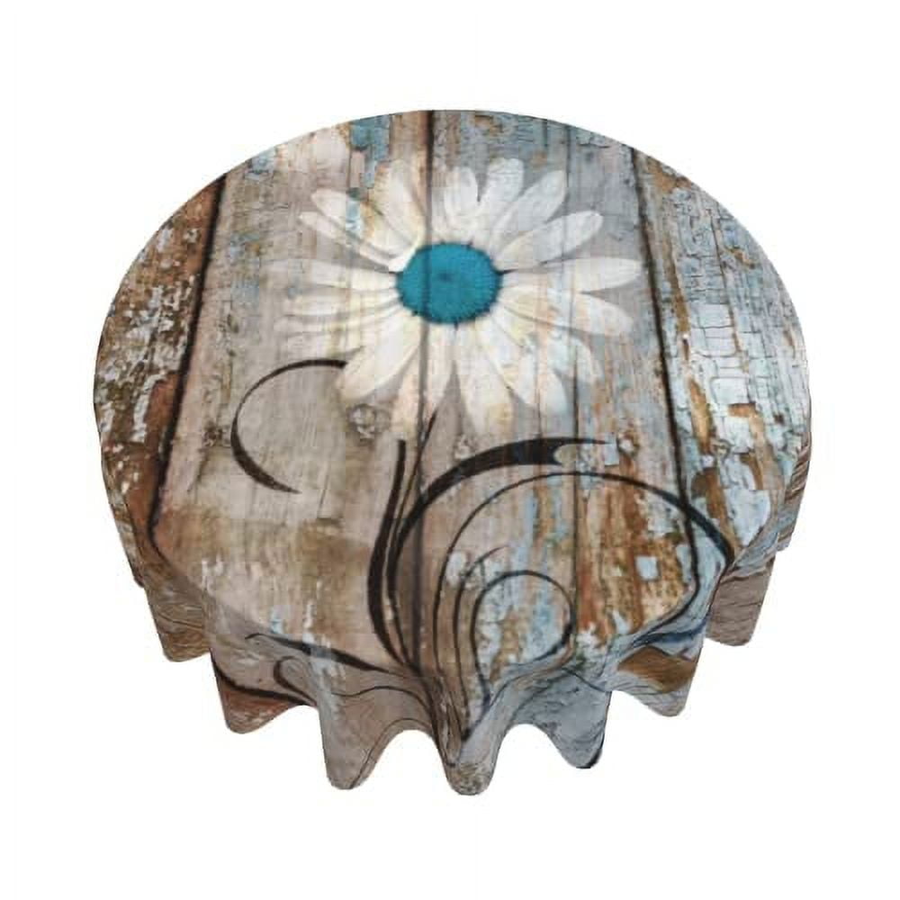 Giwawa Happy Birthday Round Tablecloth 60" Black Gold Birthday Cake ...