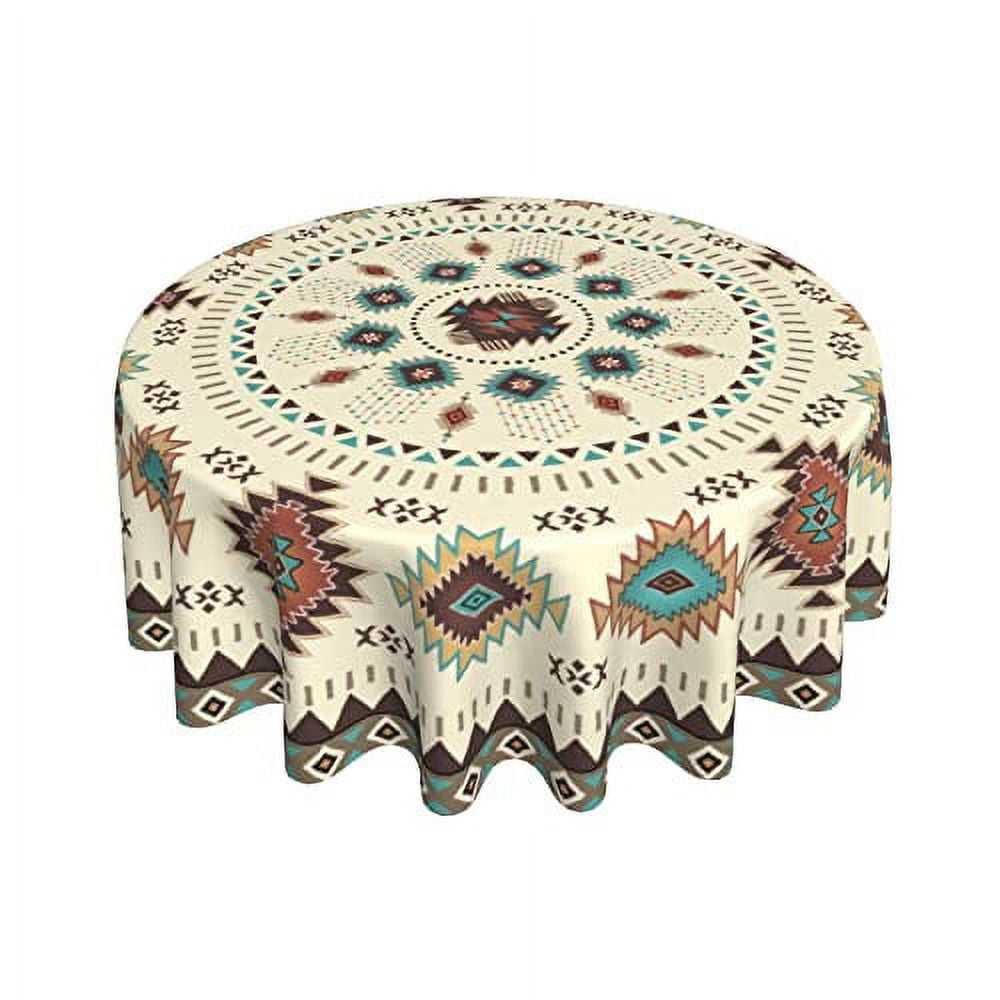 Giwawa Happy Birthday Round Tablecloth 60" Black Gold Birthday Cake ...