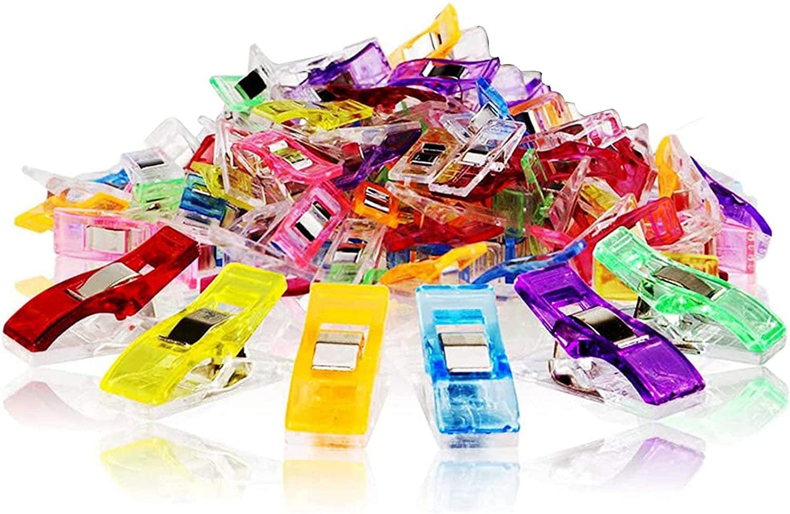 Gixusil 100 Pack of Multipurpose Sewing Clips and Quilting Clips ...