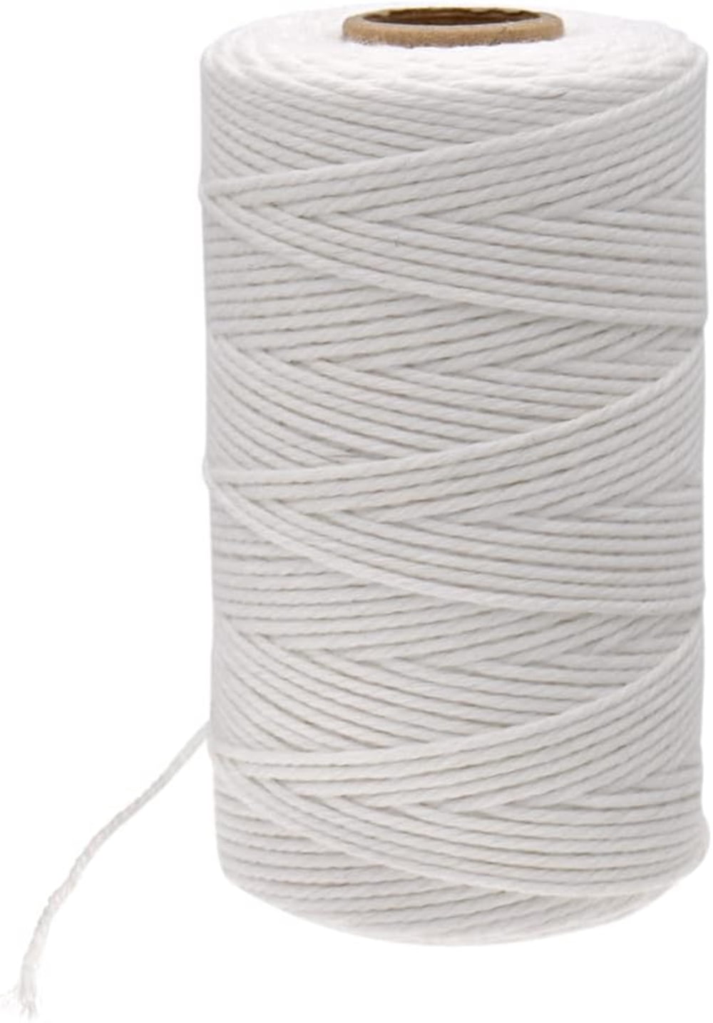 Gixusil White Cotton String Twine, 656 feet/200 M Gift Wrapping Bakers ...