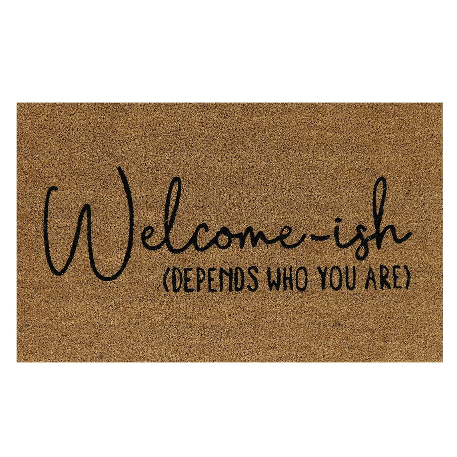 Giyblacko Area Rug Door Mats With Sayings Farm-house Coir Welcome Mat ...