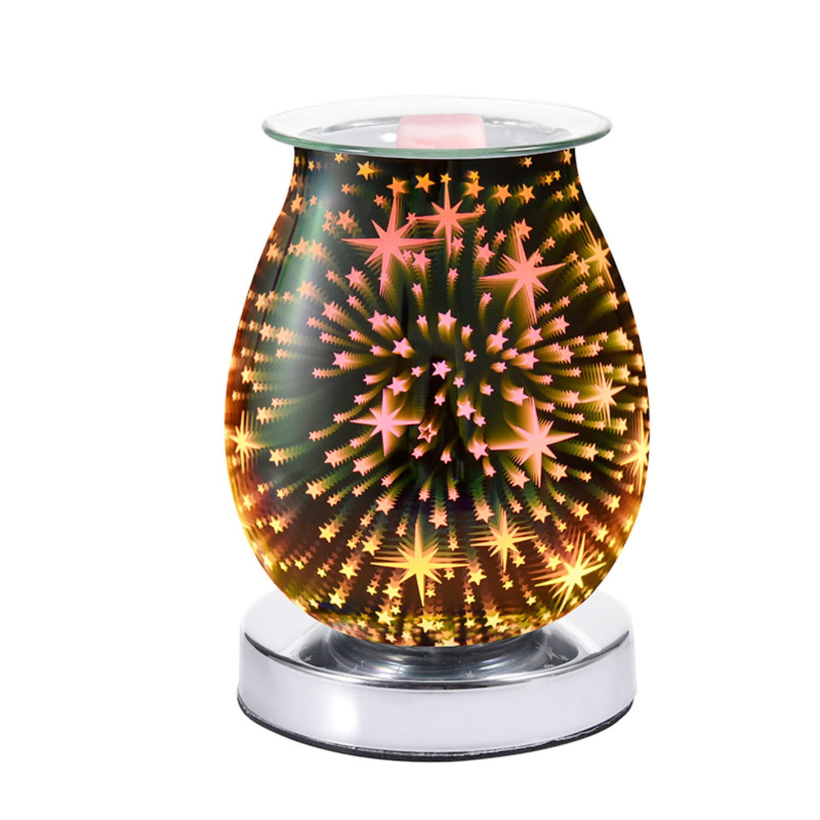 Giyblacko Automatic Air Freshener 3D Glass Electric Wax Melt Warmer Wax ...