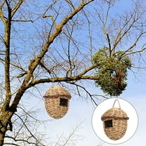 Hummingbird Nest Bird Nest Weaving Grass Bird House Outdoor Hanging ...