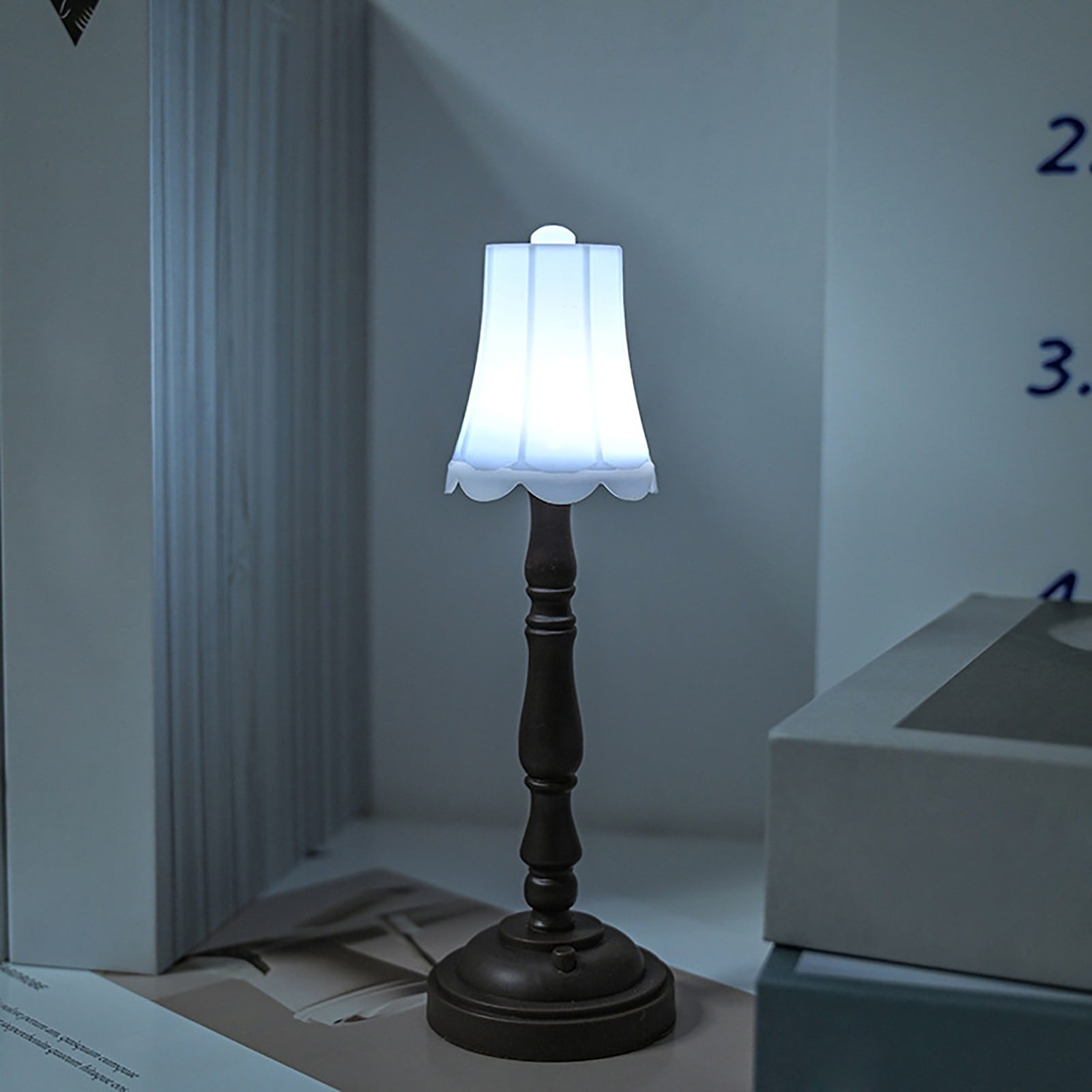 Giyblacko Book LightsCordless Table Lamps Retro Night Light With LED ...