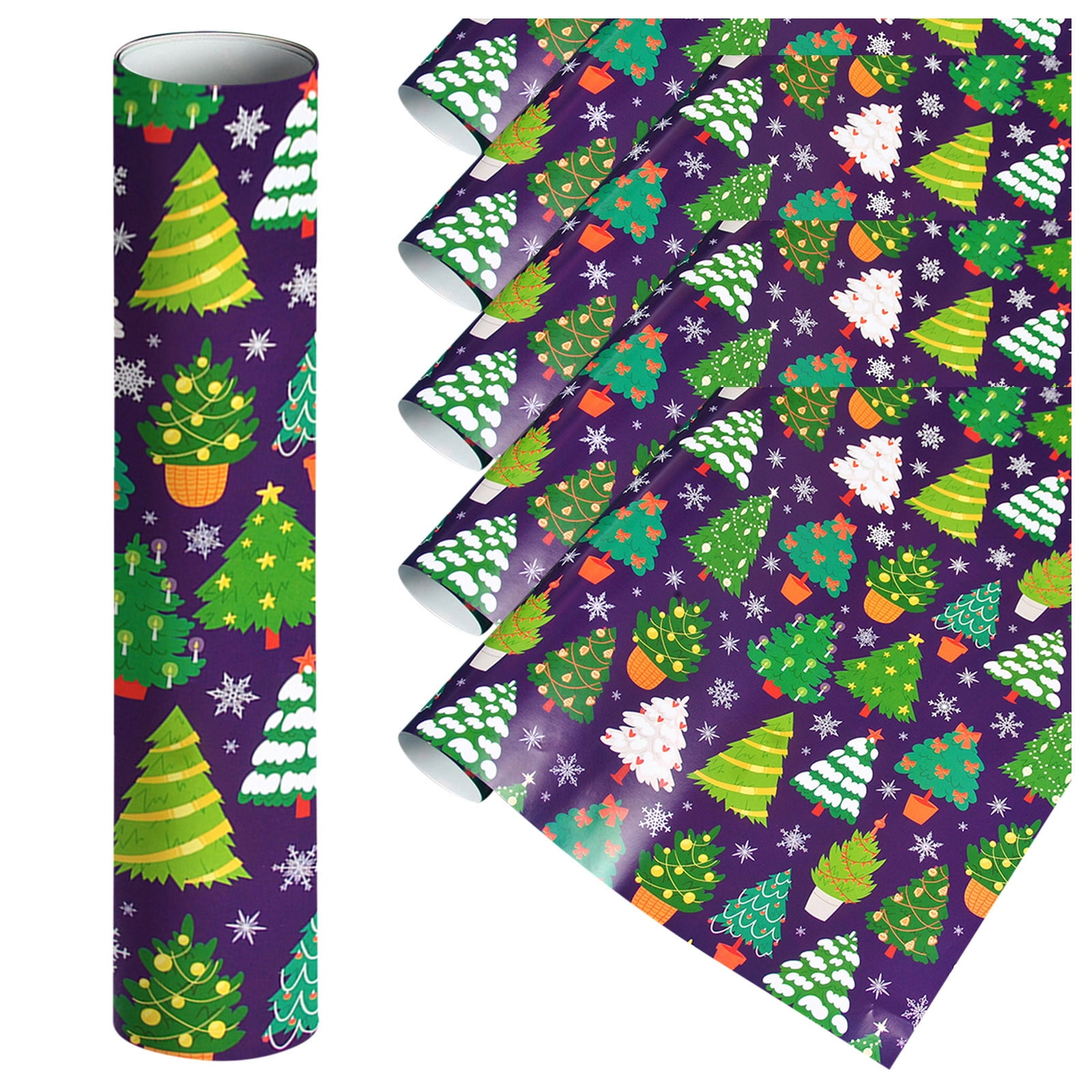 Giyblacko Christmas Decorations Wrapping Paper 5PCs ( 75cmX50cm)Single ...
