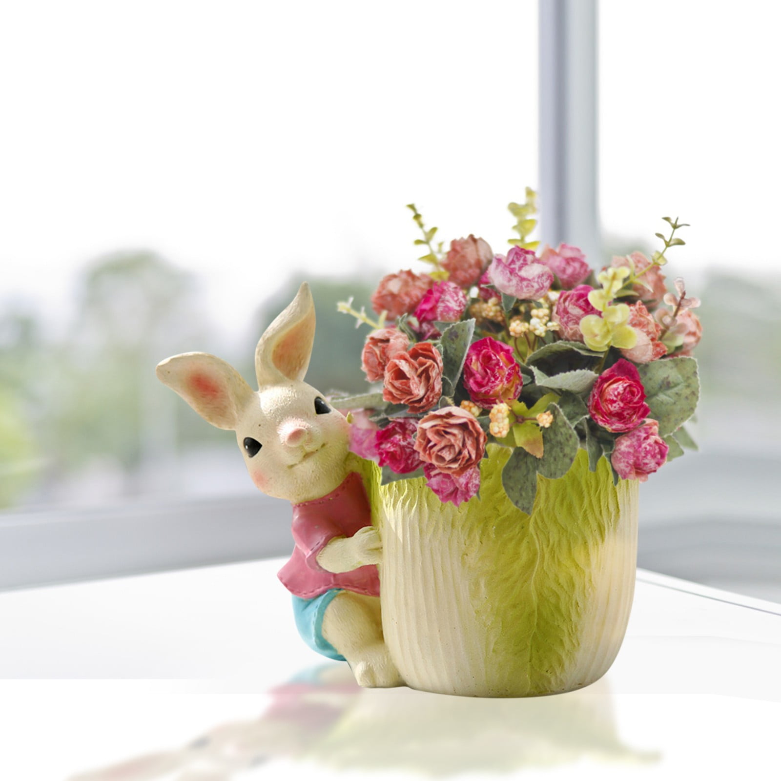 Giyblacko Flower Pots Creative Garden Rabbit Animal Meaty Flower Pot ...