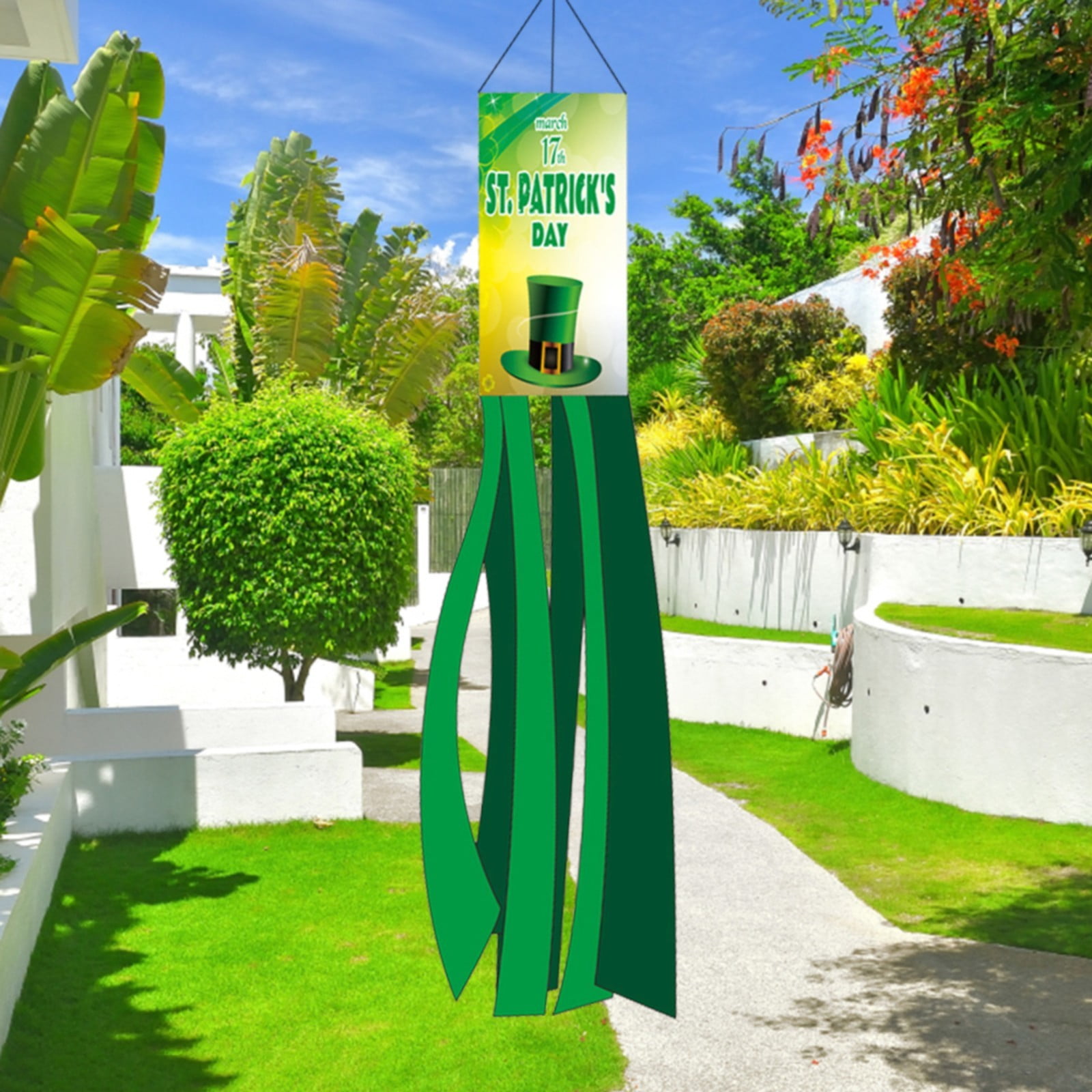 Giyblacko HangsIrish Carnival Windsock Flag Windsock Hanging Decoration ...