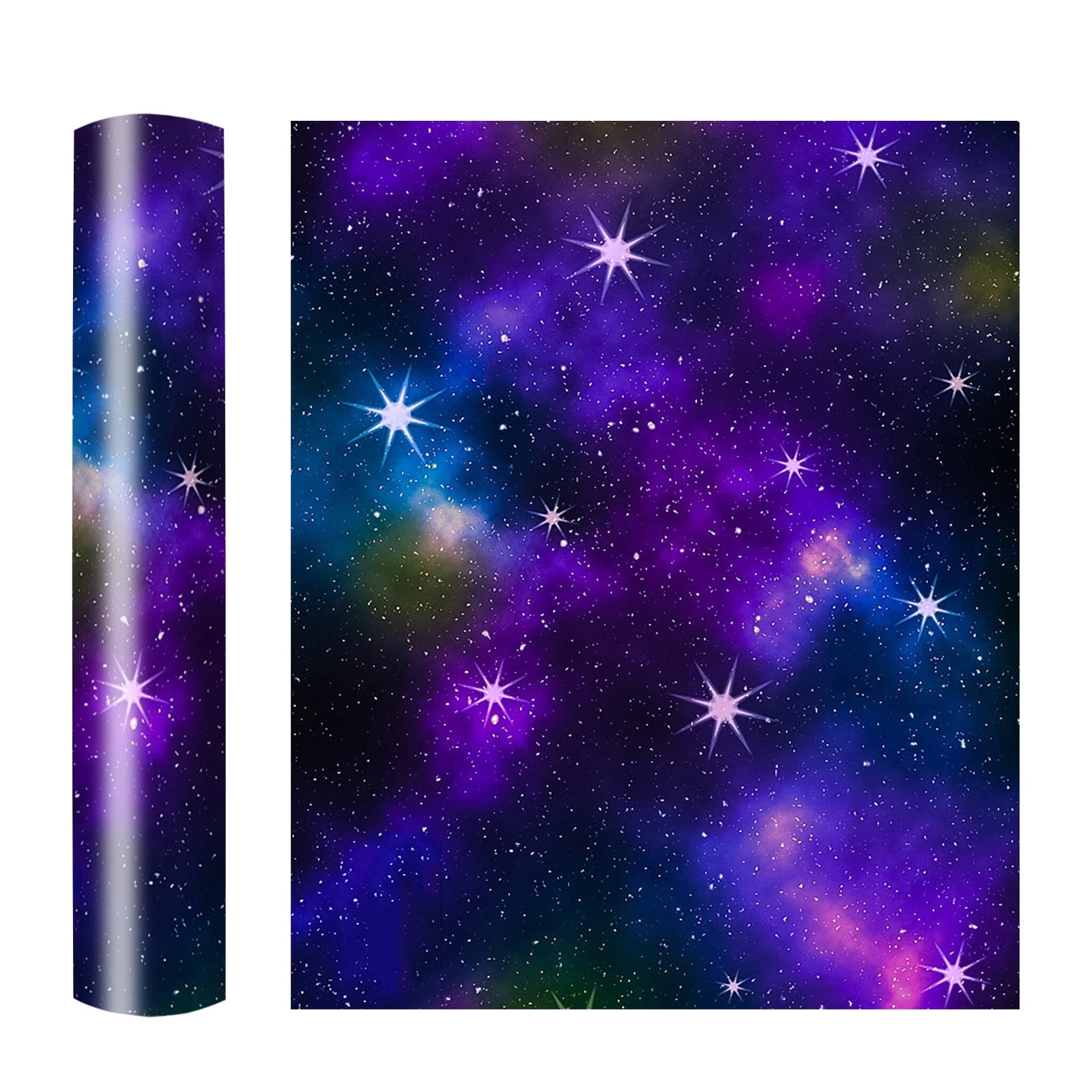 Giyblacko Heat Transfer Vinyl Holographic Heat Transfer Vinyl Rainbow ...