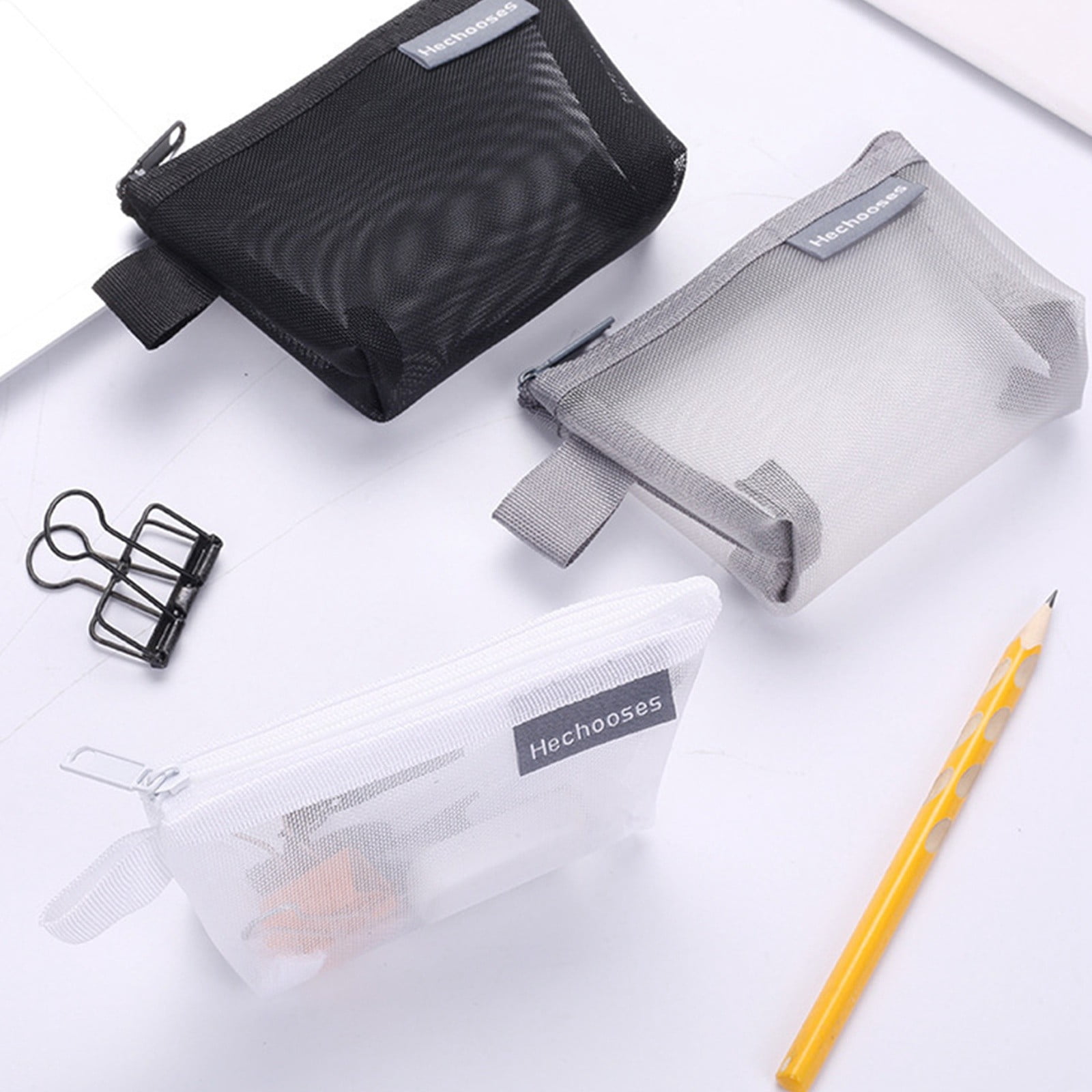 Giyblacko Home Textile Storage Portable Mesh Storage Bag Mesh Zipper ...