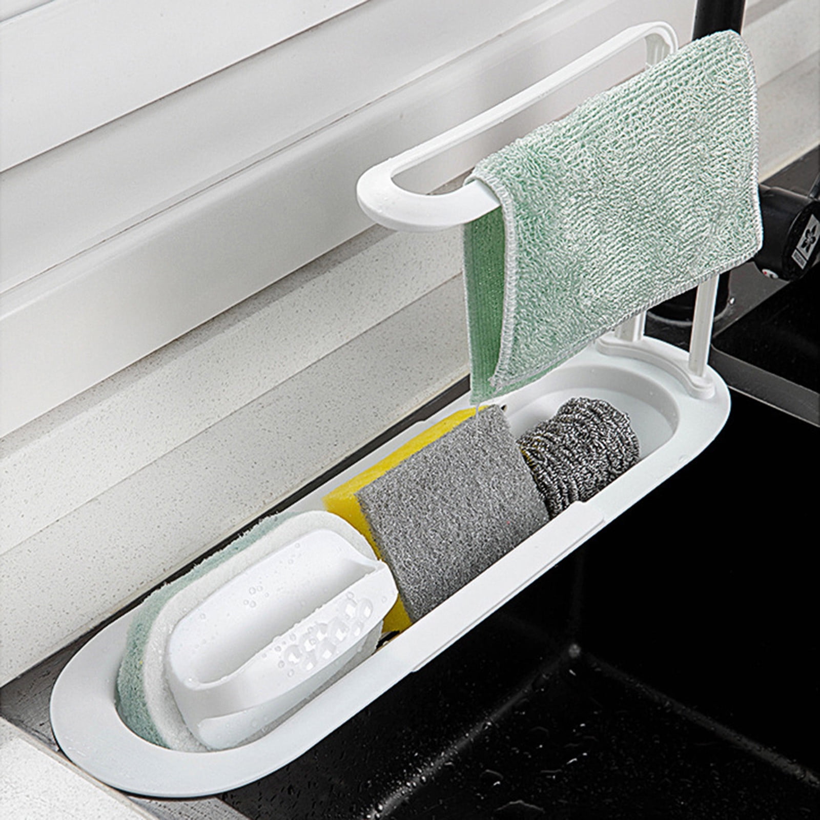 Giyblacko Over Sink Dish Rack New Pattern Adjustable To Fit Any Size Of ...