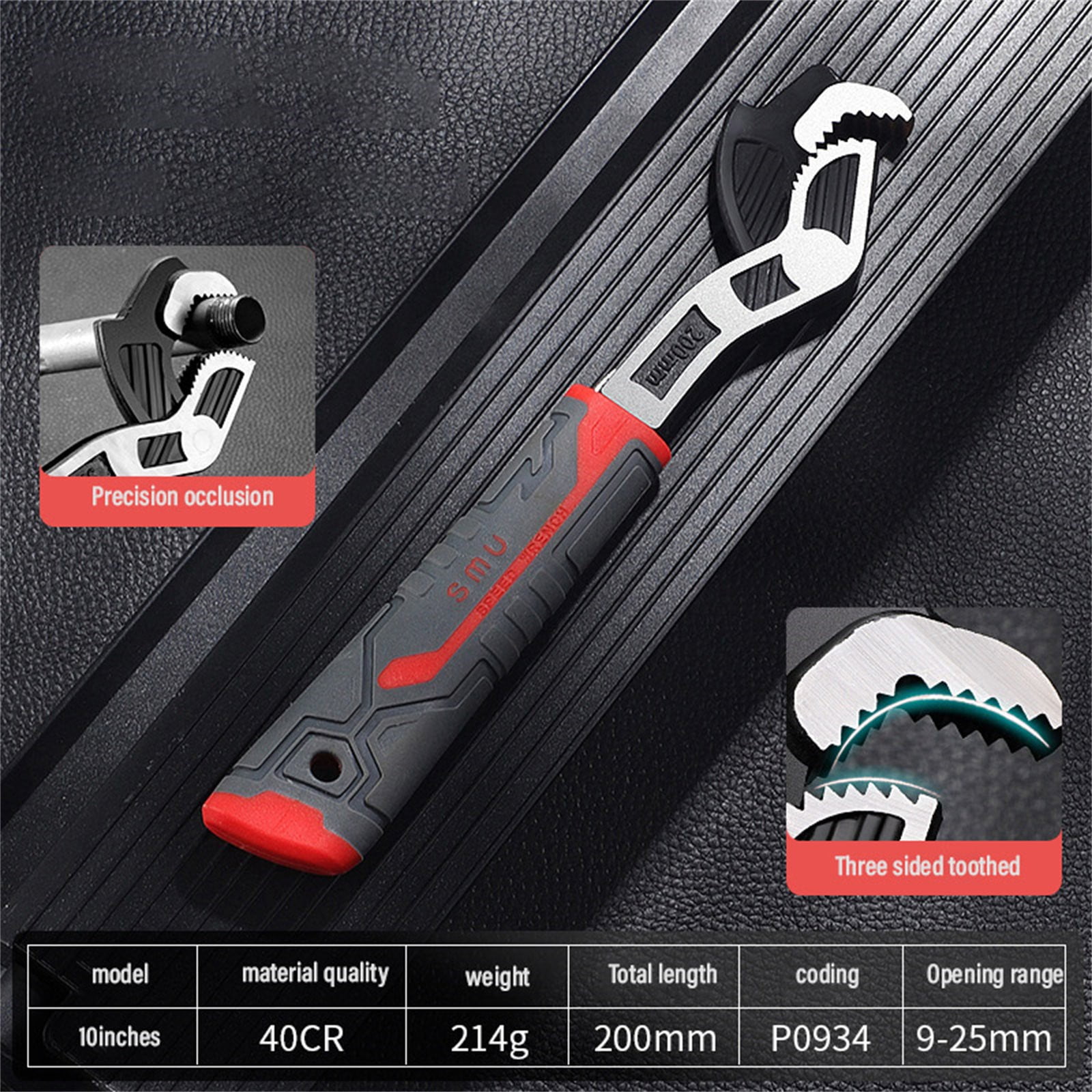 Giyblacko Spanner Wrench Industrial Grade Multifunctional Pipe Tool ...