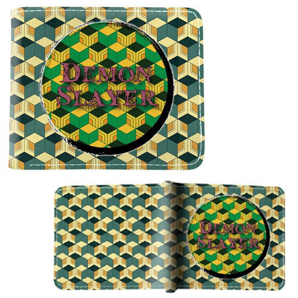 Giyu Tomioka Pattern - Demon Slayer 4x5" Bi-Fold Wallet - Walmart.com