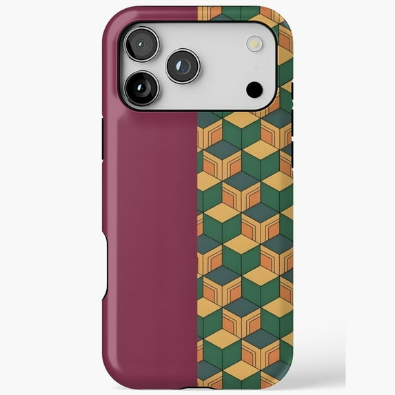 Giyu Tomioka Pattern Demon Slayer iPhone Case 17 to 11 Pro Max up to ...
