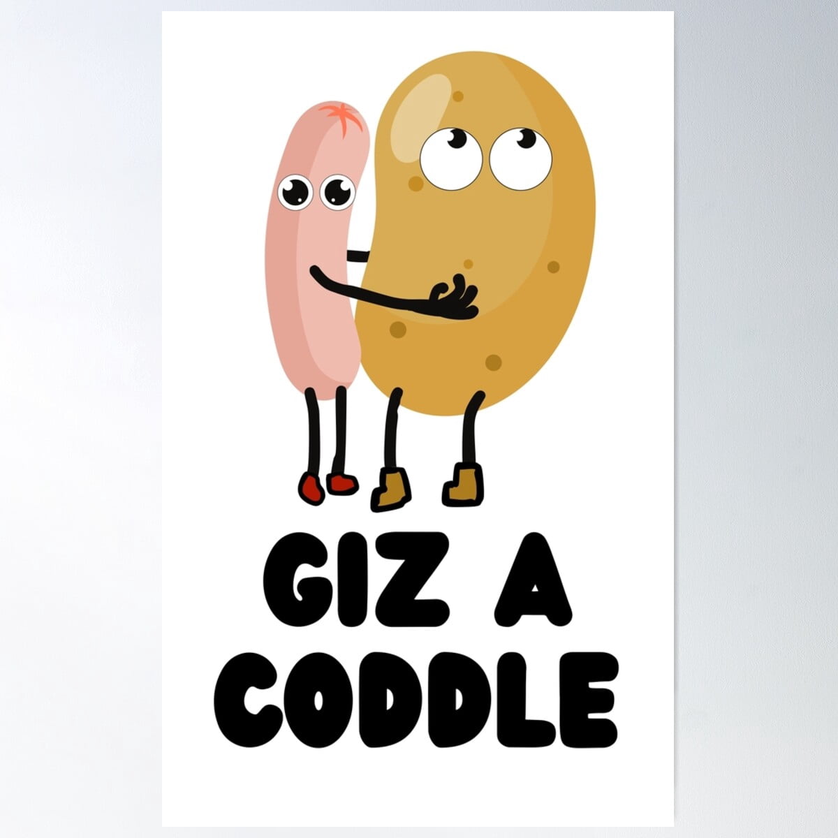 Giz A Coddle - Dublin Designs - Funny Food Design - Irish Cuisine ...