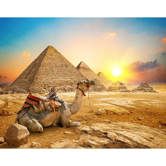 Giza Sunrise Ancient Egypt Pyramid Puzzle | 1000 Piece Jigsaw Puzzle ...