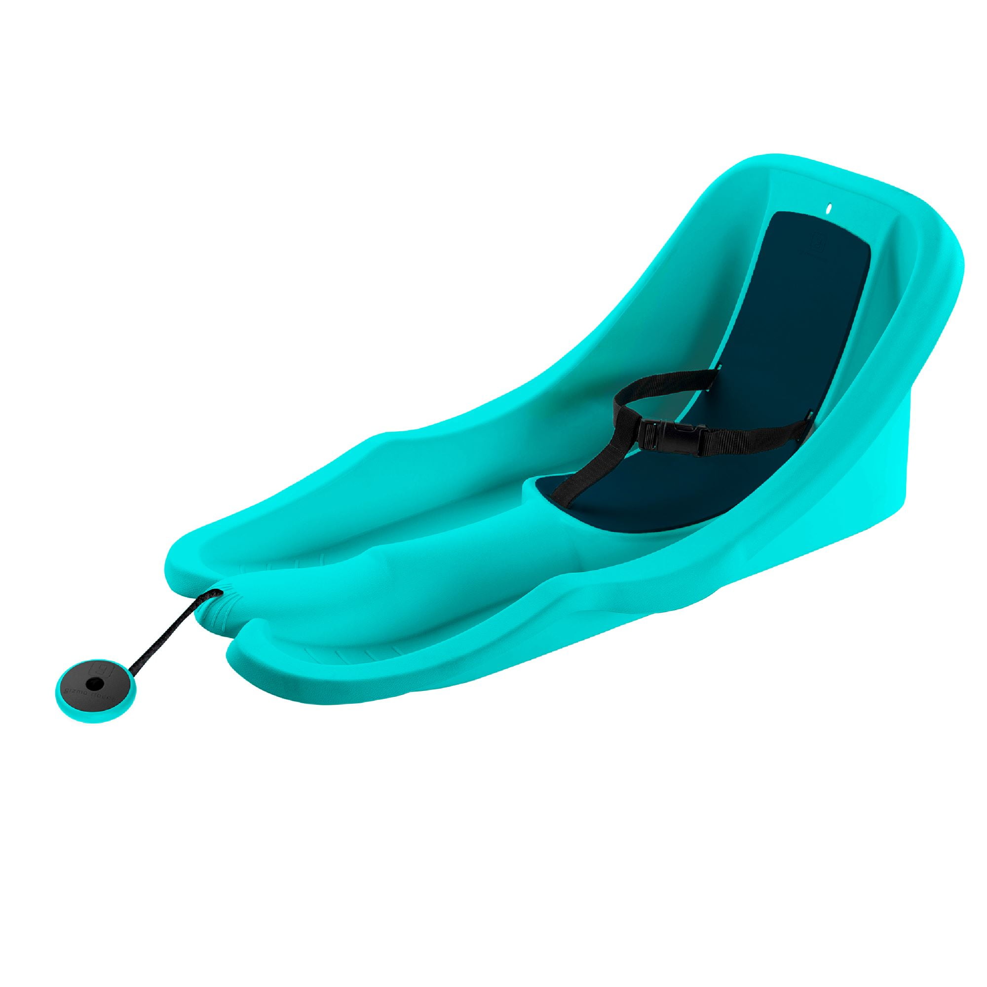 Gizmo Riders Baby Rider Titan Blue Pull Snow Sled for Toddlers, 55 lbs ...