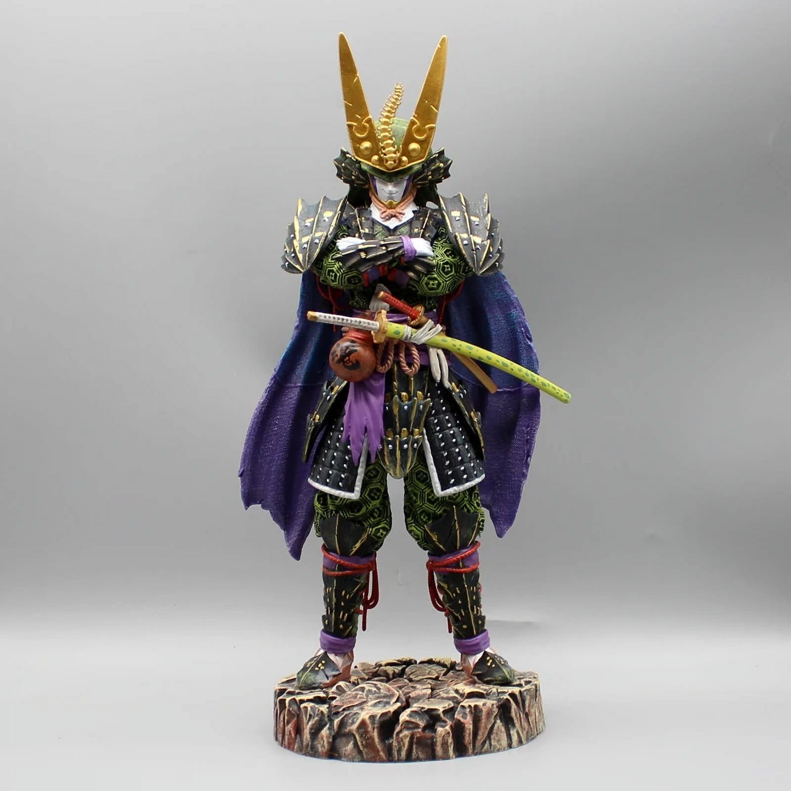 Gk Dragon Ball Anime Figure 34cm Samurai Son Goku Gohan Vegeta Figurine ...