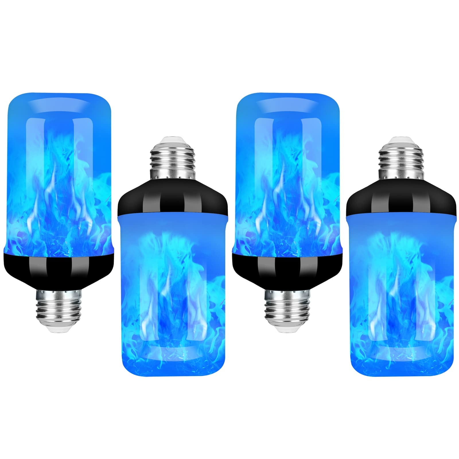 GKcity LED Flame Bulb, 4 Modes, Upside Down Effect, E26 Base ...
