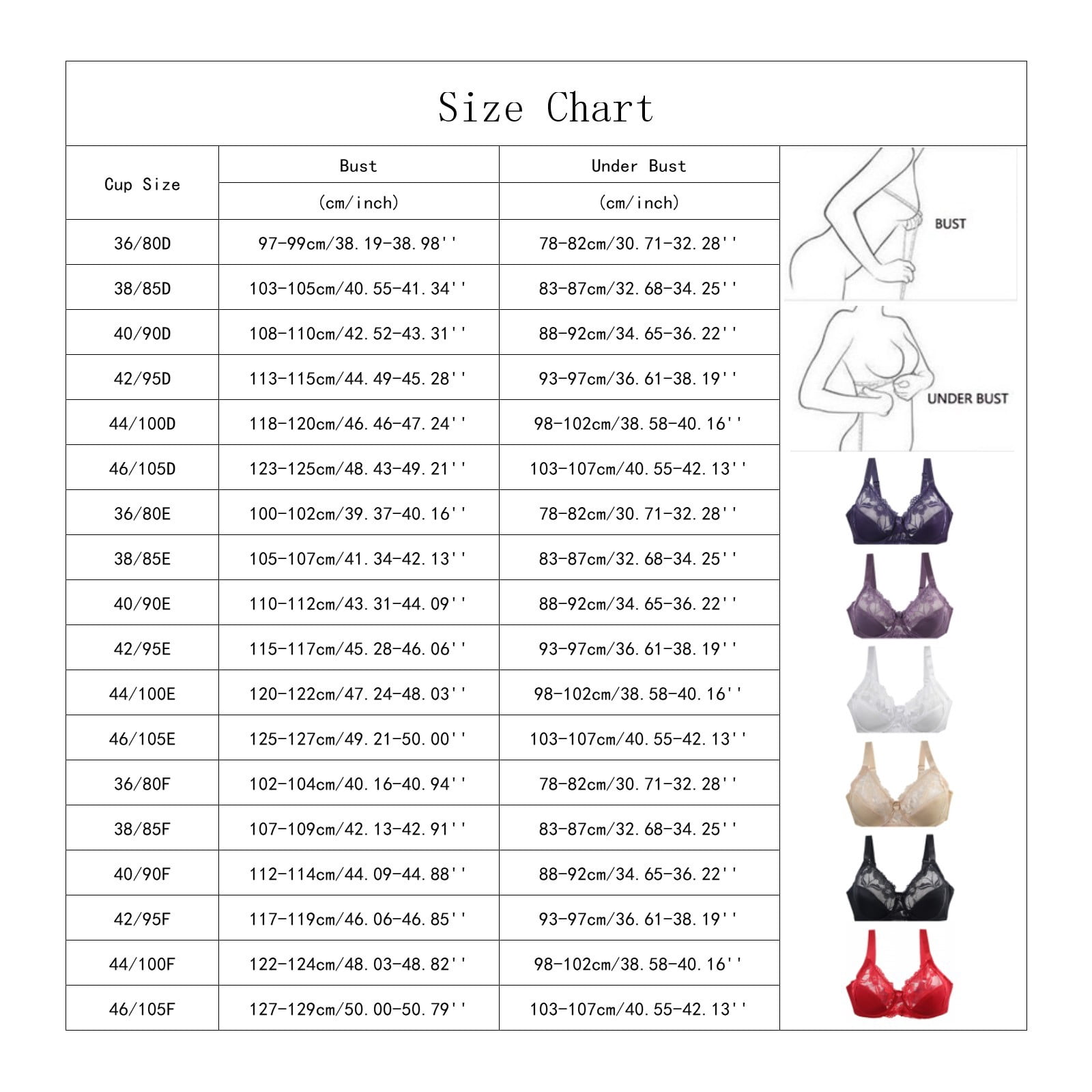 Gkeoshab Nursing Bras 2PC Women's Plus Size DEF Cup Lace Mesh Bras ...